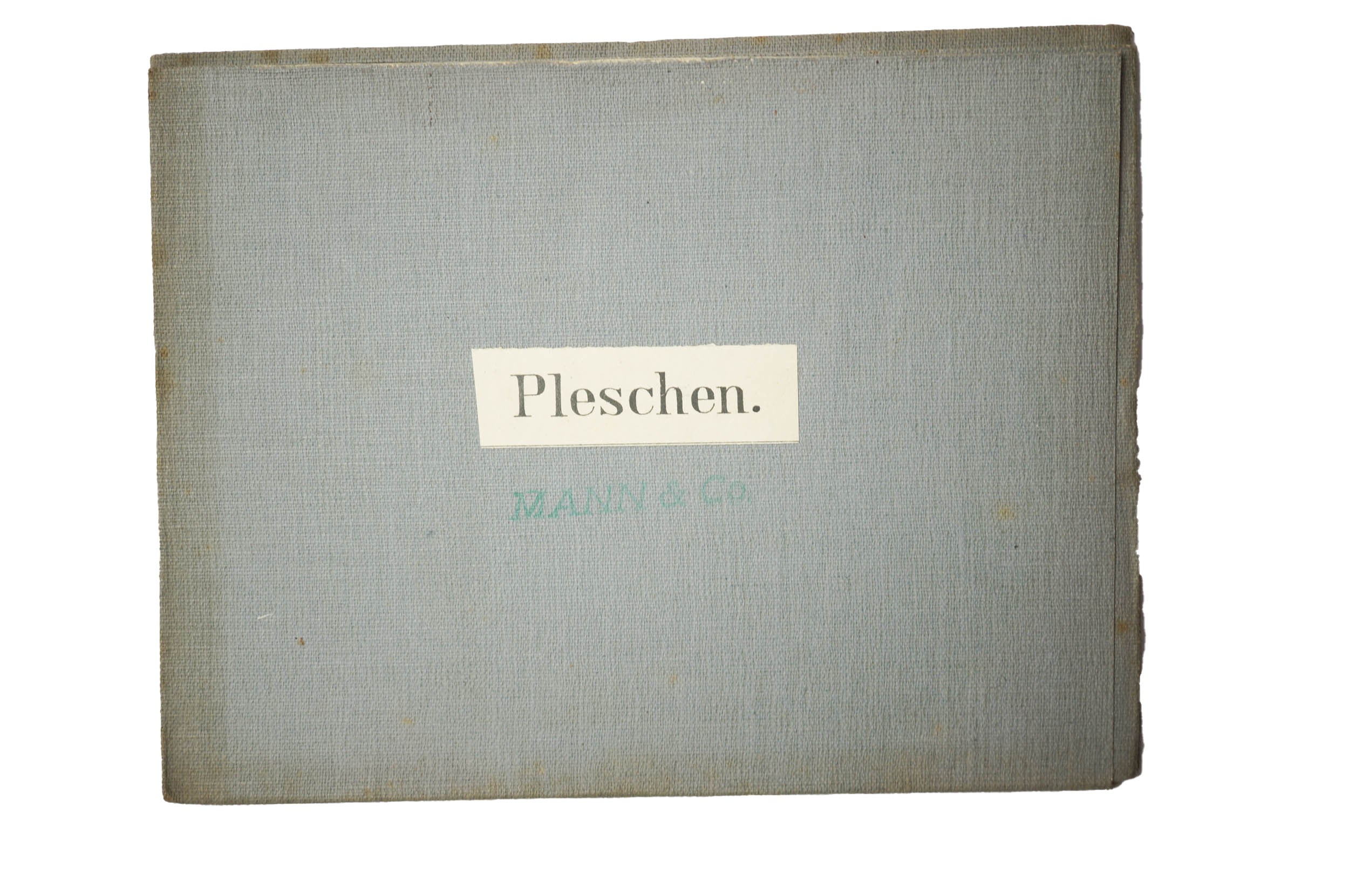 PLESZEW / Pleschen - mapa na płótnie [1911r.], skala 1: 25.000, f. 47,5 ...