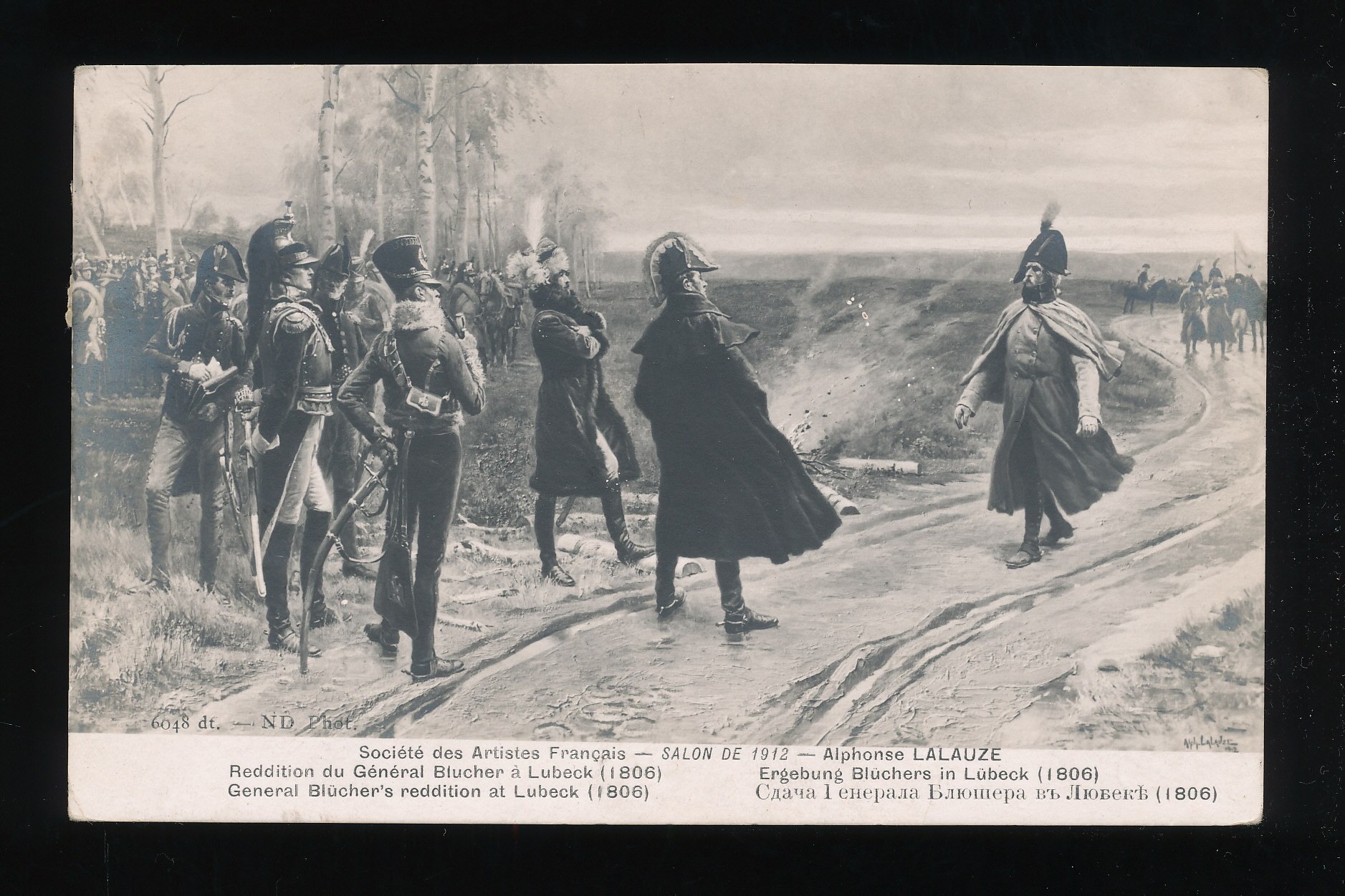 Battle of Lübeck 1806 Losing General Blucher (1108) - Online auction ...