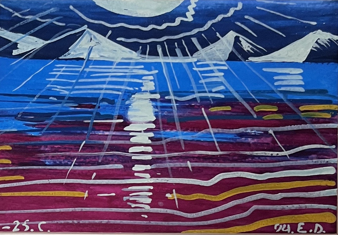 Edward Dwurnik ( 1943 - 2018 ), Morze - 25.C., 2004 - Aukcja internetowa / Licytacja online ...