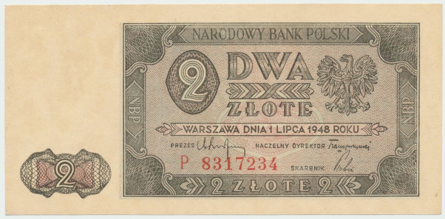 PRL, 2 złote 1948 P - Aukcja internetowa / Licytacja online - Cena - OneBid