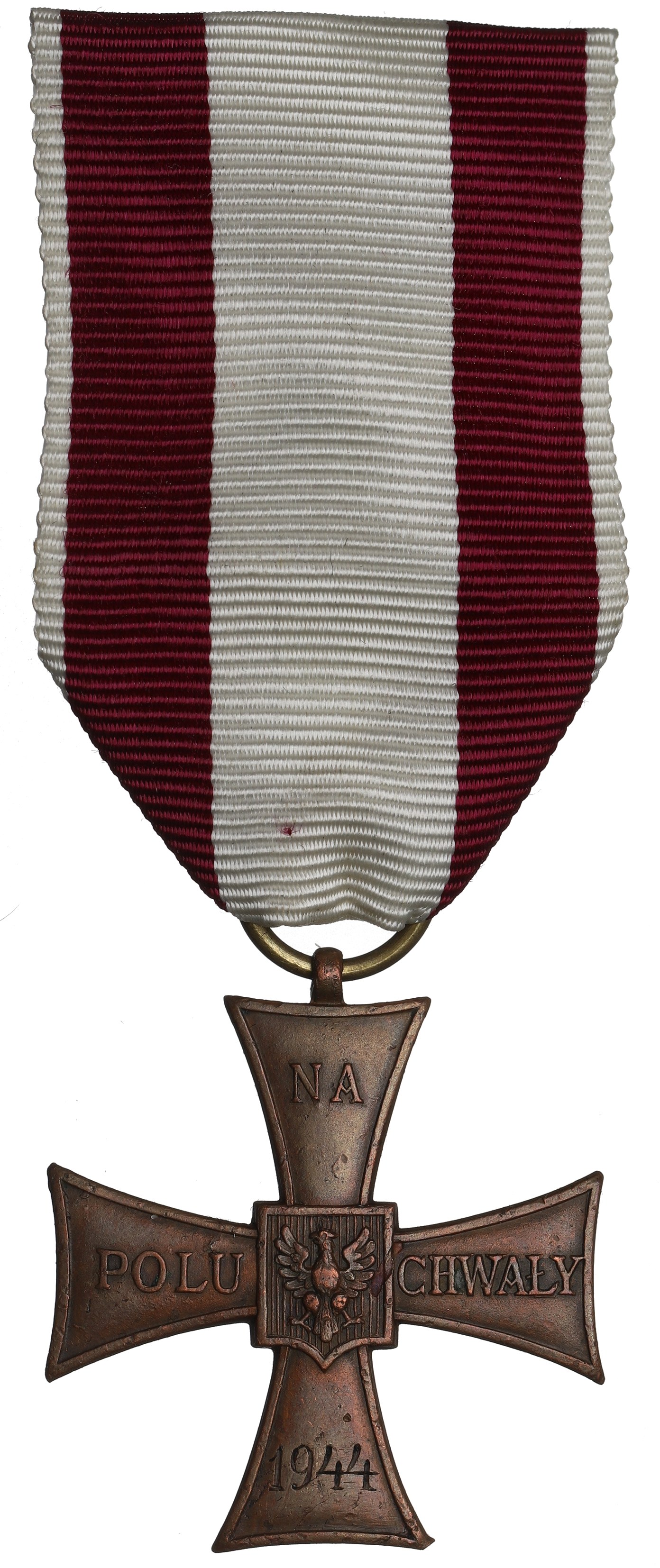 PRL, Krzyż Walecznych 1944 - z grawerowaną datą - Aukcja internetowa ...
