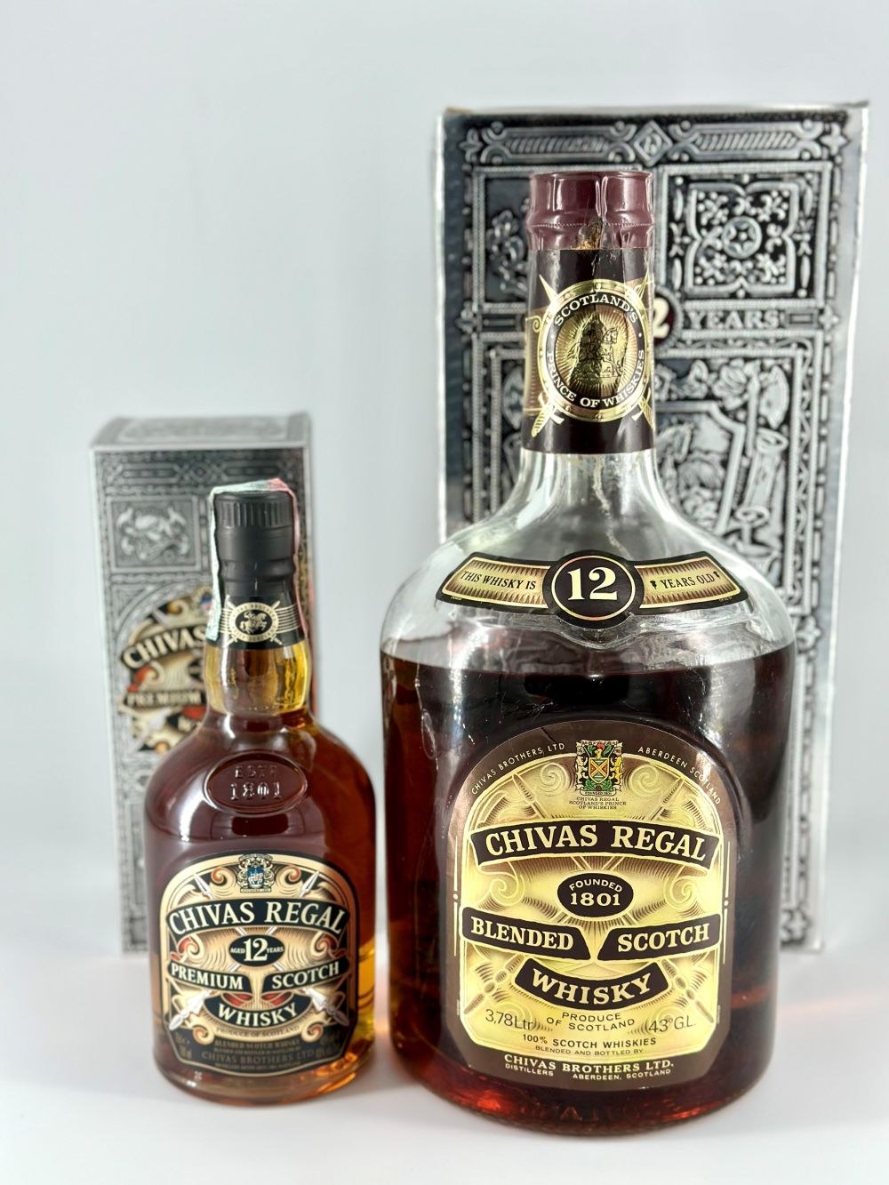 Chivas Regal 12 Year Old Blended Scotch Whisky - Aukcja internetowa ...