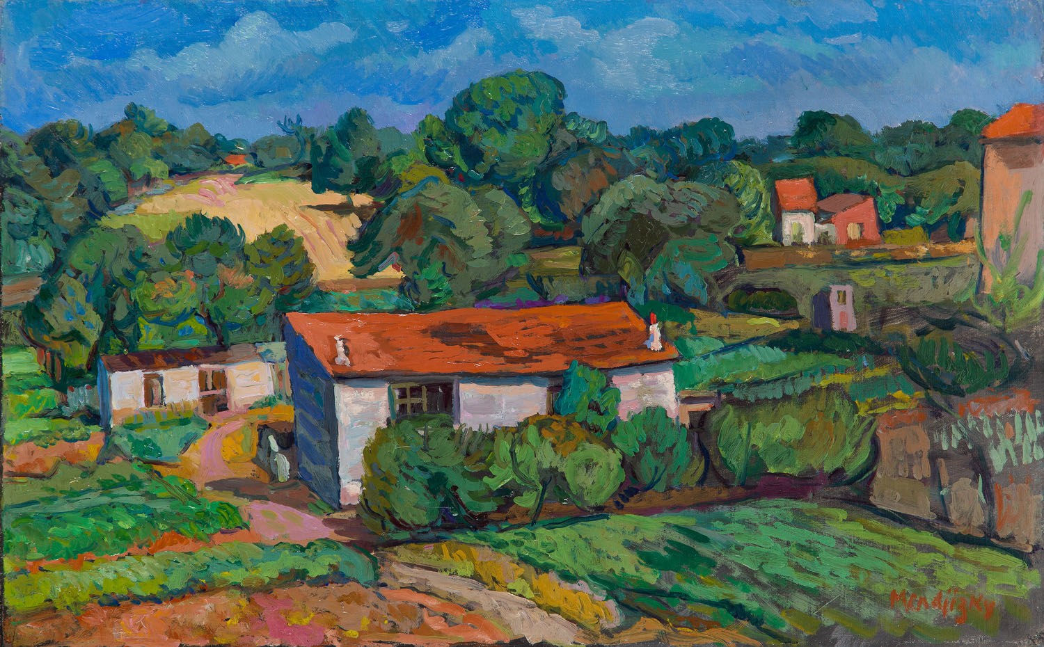 Maurycy (Maurice) Mędrzycki (Mendjizki) (1890 Łódź - 1951 St. Paul de ...