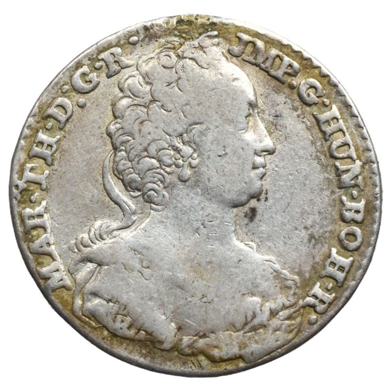 Marie Terezie 1740-1780, 1/4 ducaton 1753 Antverpy - Aukcja internetowa / Licytacja online ...