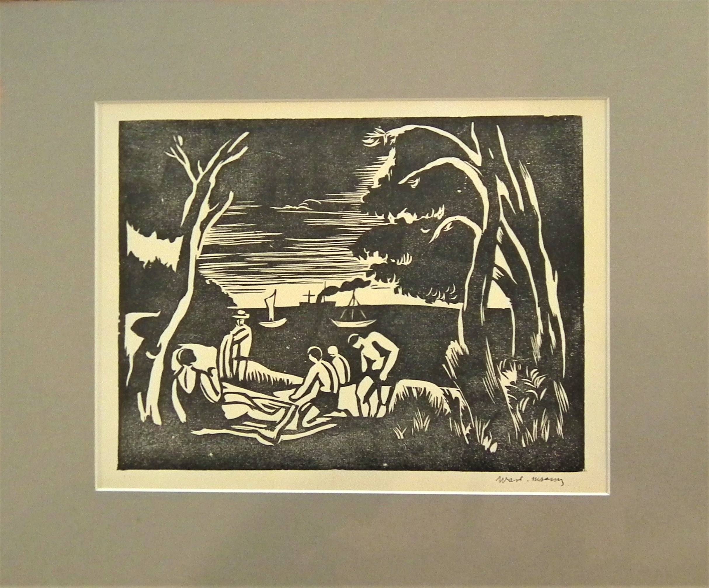 Waclaw Wasowicz(1891-1942),On the beach,1940s - Online auction / Online ...