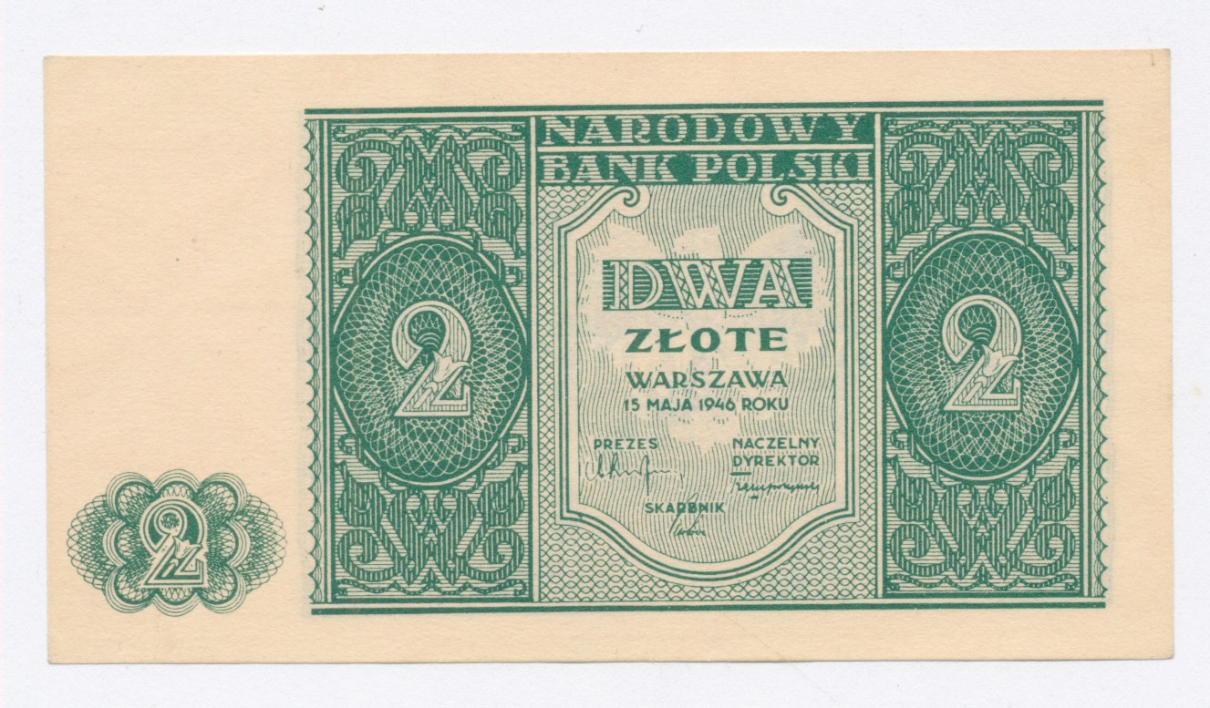 PRL, 2 złote 1946 (703) - Aukcja internetowa / Licytacja online - Cena - OneBid