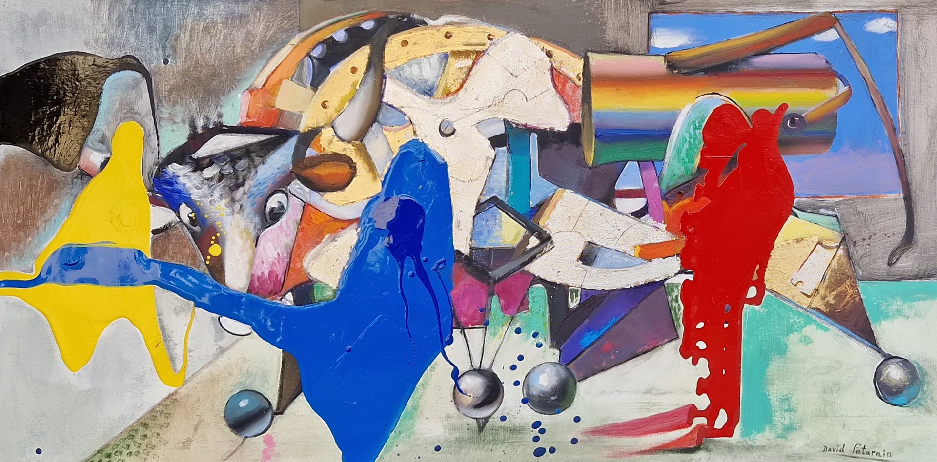 David Pataraia, Dwa wymiary, 2023 - Aukcja internetowa / Licytacja ...