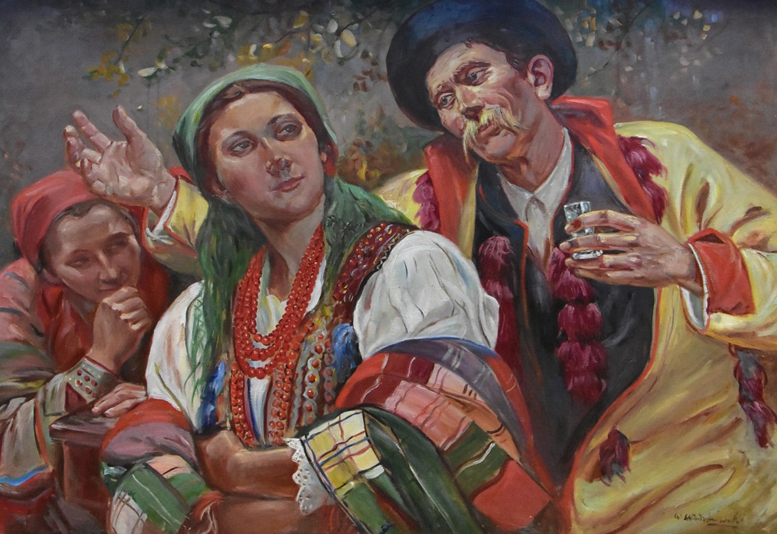 Wincenty WODZINOWSKI (1886-1940), „Swaty” - Aukcja internetowa ...