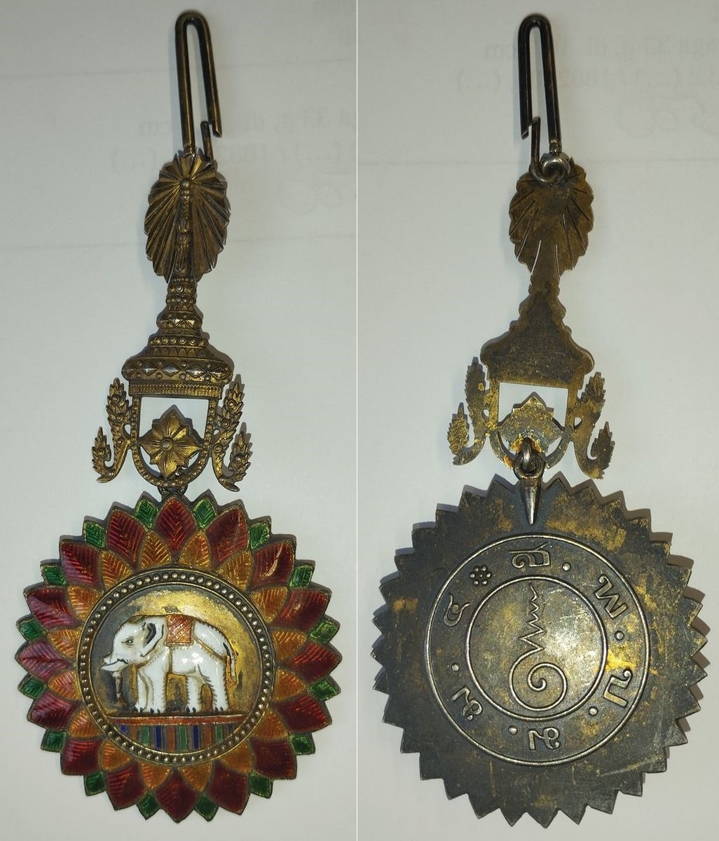 ORDER BIAŁEGO SŁONIA 3 klasy, Syjam 1873-1941 - Aukcja internetowa ...