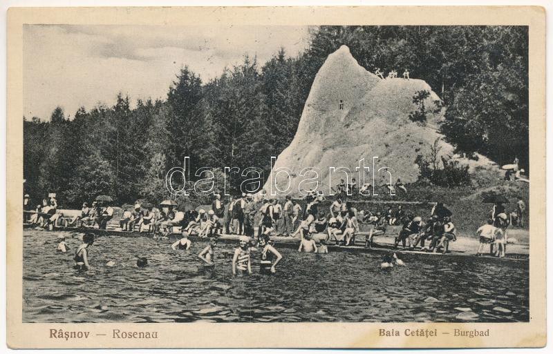 1931 Barcarozsnyó, Rozsnyó, Rosenau, Rasnov; Baia Cetatei / Burgbad ...