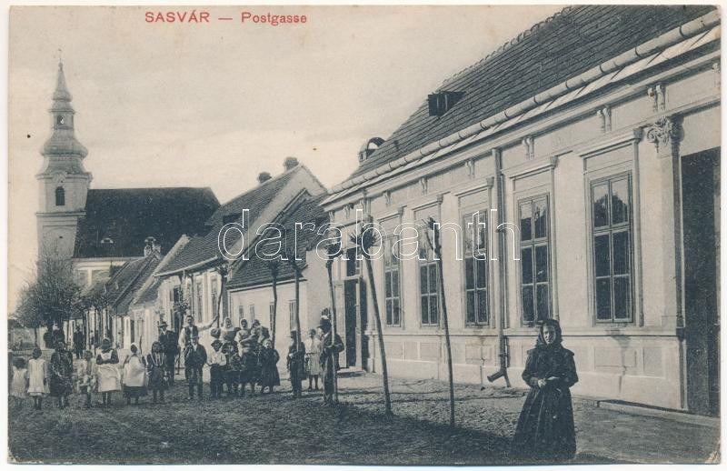1913 Sasvár, Mária Sasvár, Maria-Schlossberg, Sastín (Sasvár-Morvaőr ...