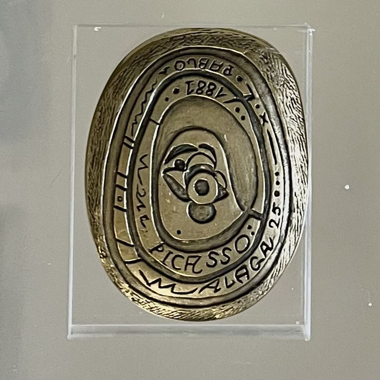 Joan Miró (1893-1983), UNESCO commemorative medal for the birth of ...