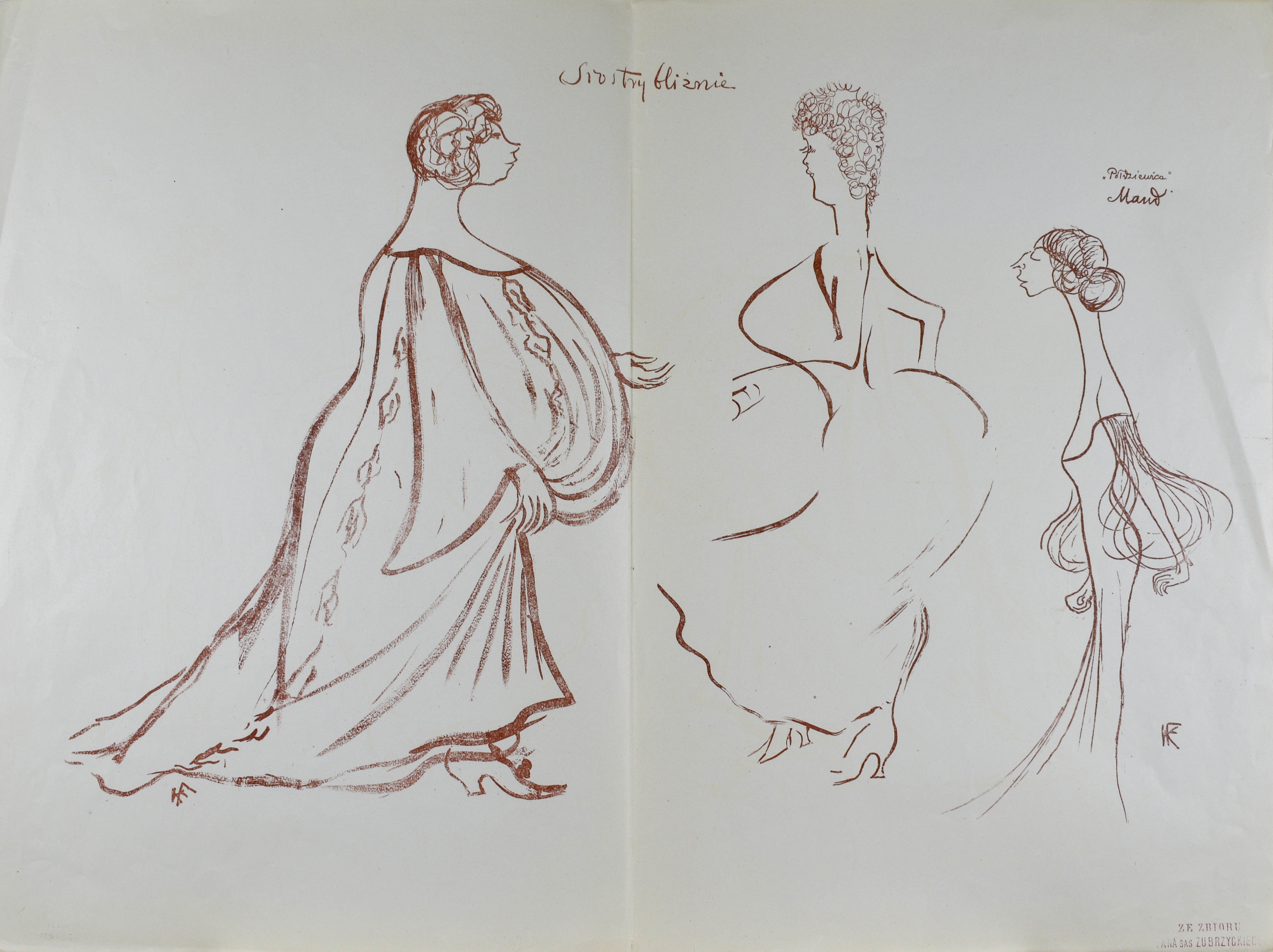 Karol FRYCZ (1877-1963), Felicja Rutkowska, Bronisława Jeremi w sztuce ...