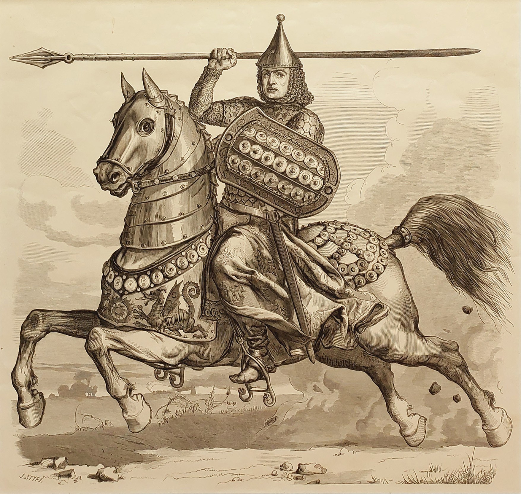 Jan MATEJKO (1838-1893), Trojden, książę czerski - Aukcja internetowa ...