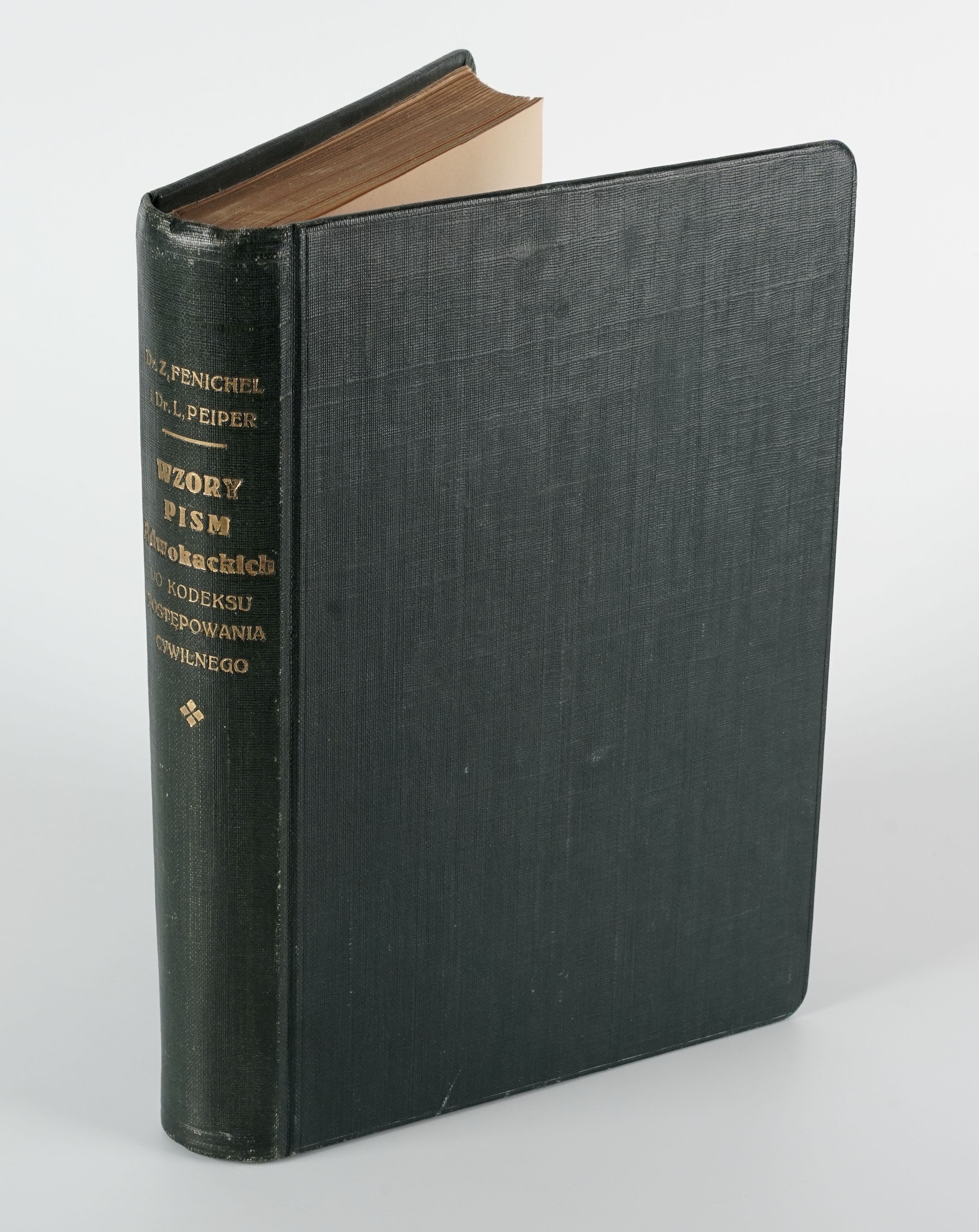 FENICHEL Zygmunt, PEIPER Leon - Specimens of attorney's pleadings to ...