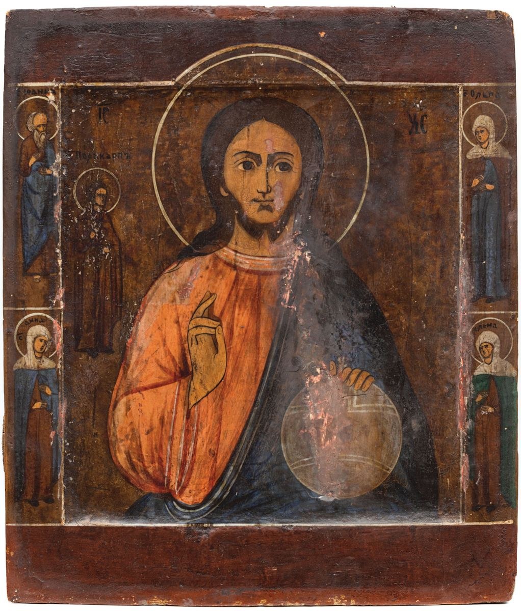 IKON, CHRISTUS PANTOKRATOR, Russia, 18th / 19th century. - Online ...
