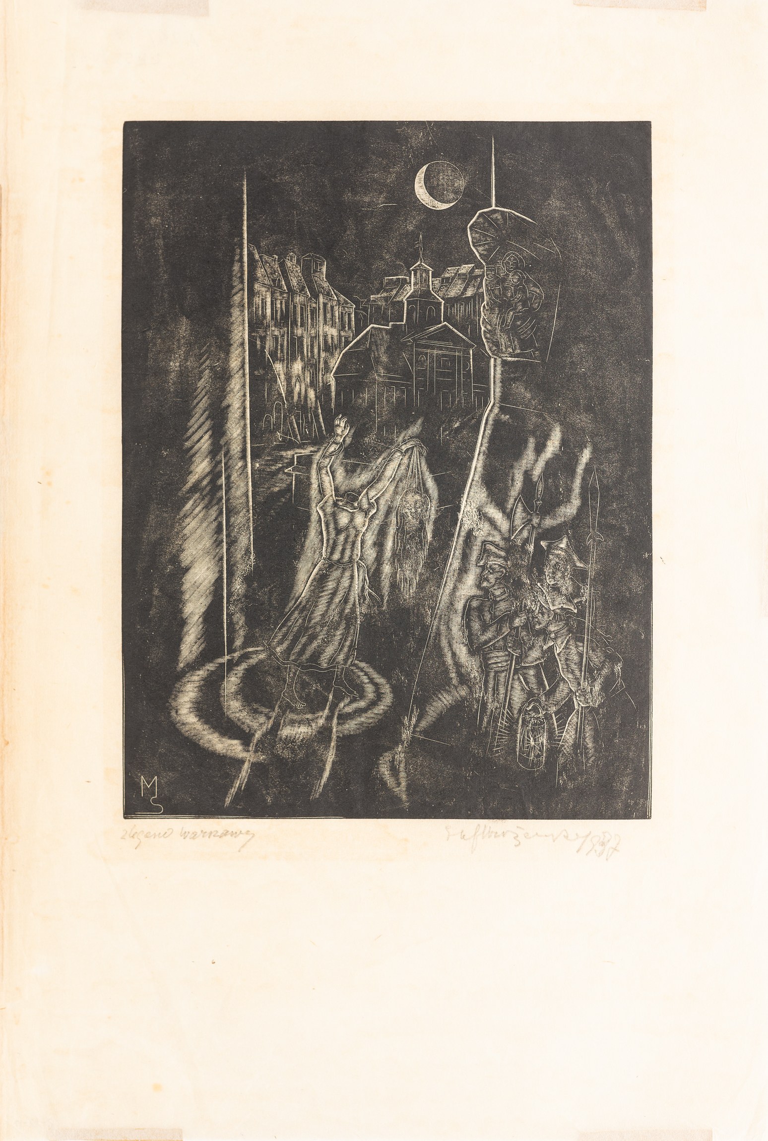 Stefan Mrożewski (1894 - 1975), Phantom (Legends of Warsaw), 1937 ...