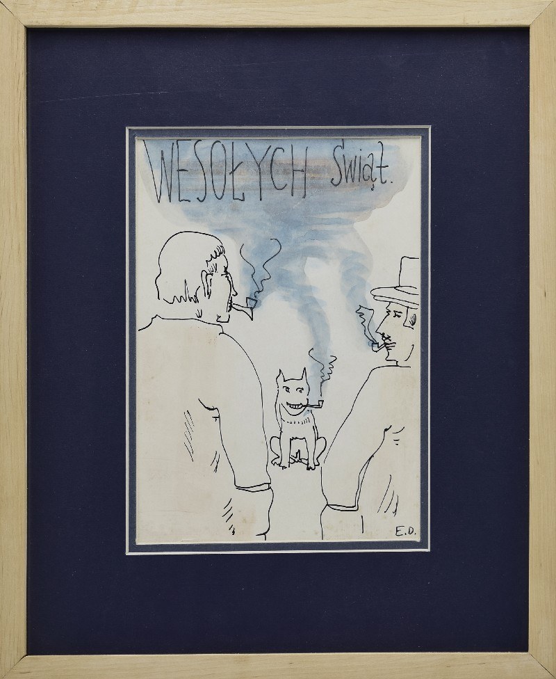 Edward DWURNIK (1943-2018), Wesołych Świąt - Aukcja internetowa / Licytacja online - Cena - OneBid