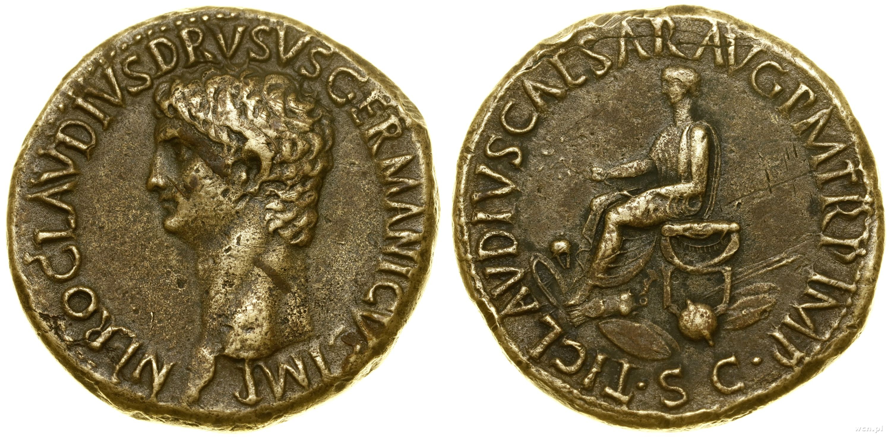 Cesarstwo Rzymskie, sesterc, (41-50), Rzym - Aukcja internetowa ...