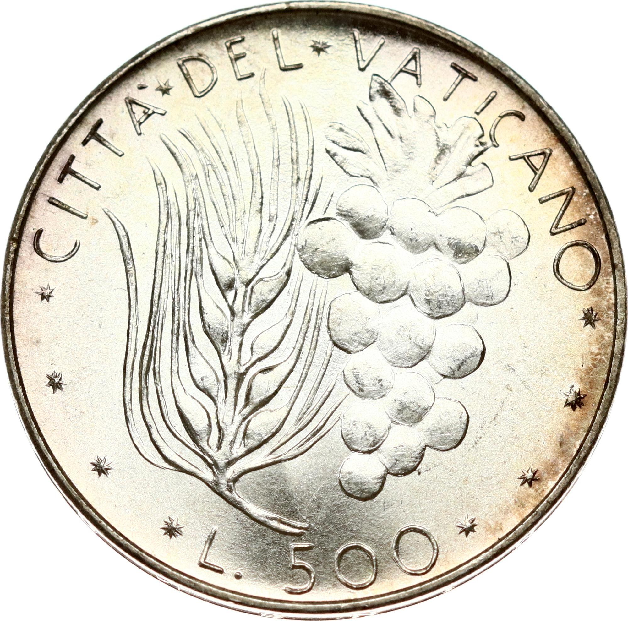 Italy Vatican City 500 Lire 1973 - Aukcja internetowa / Licytacja online - Cena - OneBid