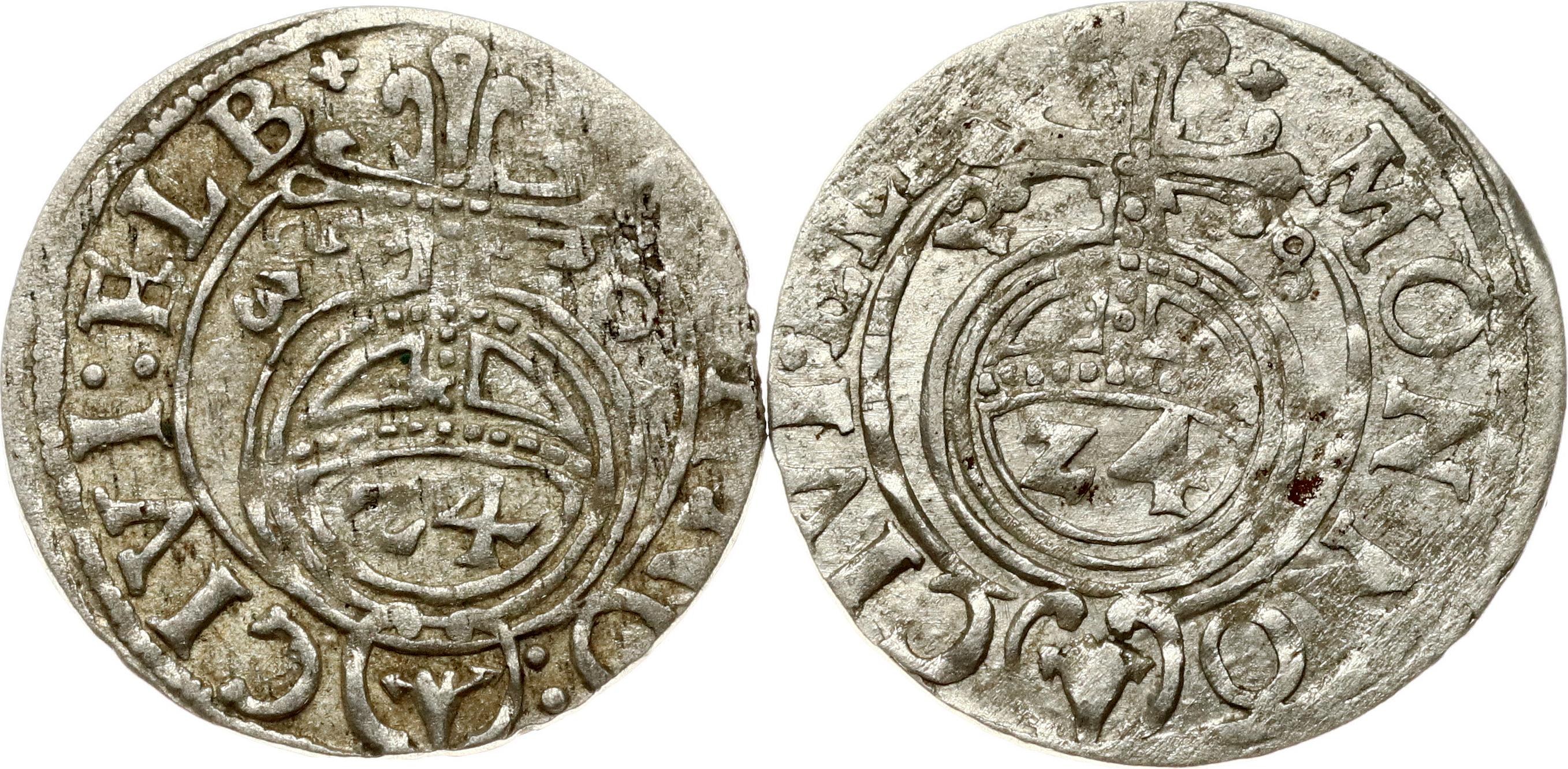 Poltorak 1628 & 1630 Elblag Lot of 2 coins - Aukcja internetowa / Licytacja online - Cena - OneBid