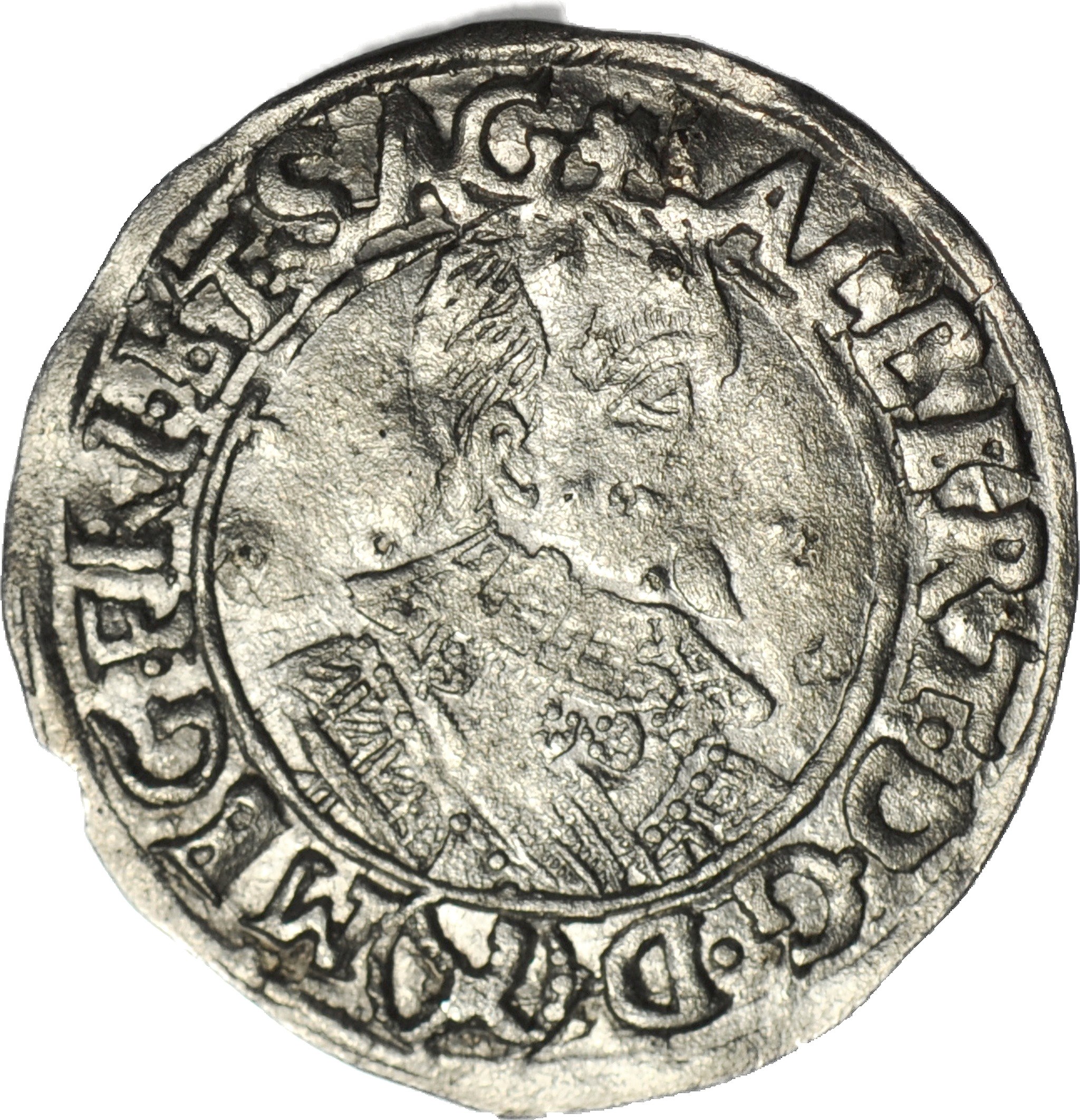 R-, Śląsk, Księstwo Żagańskie, Albert z Wallenstein, 3 krajcary 1633 ...