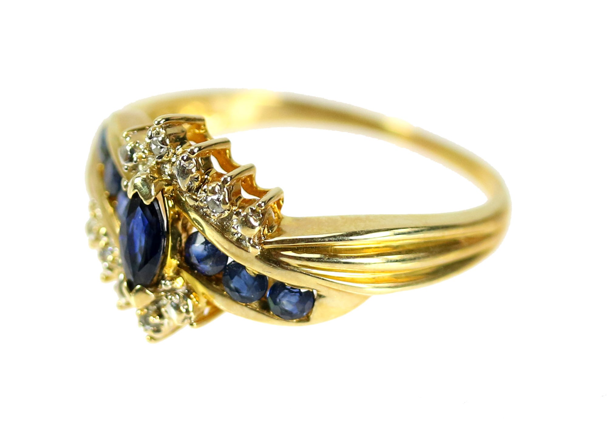 Pierścionek złoty z diamentami (24) - Aukcja internetowa / Licytacja ...