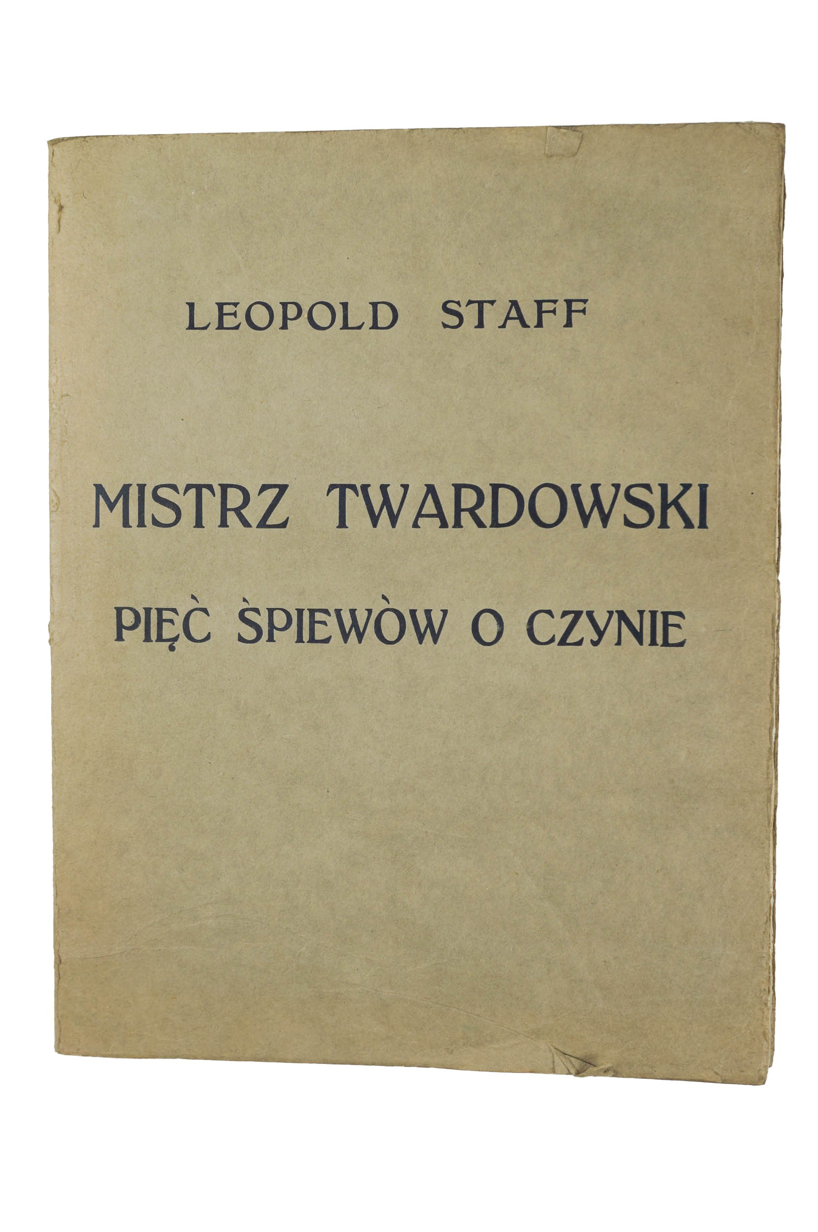 STAFF Leopold - Mistrz Twardowski Pięć śpiewów o czynie, 5 cynkografii ...