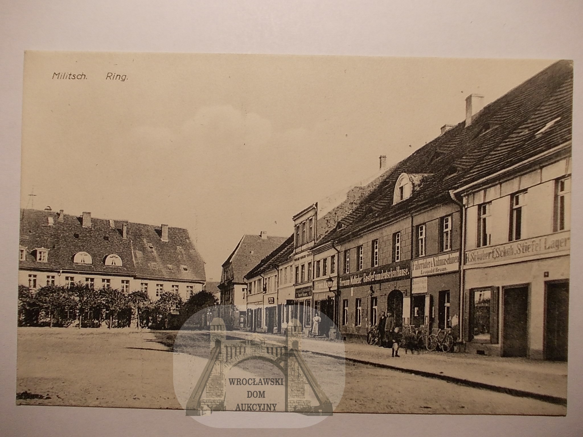 Milicz, Militsch, Rynek, ok. 1910 - Aukcja internetowa / Licytacja ...