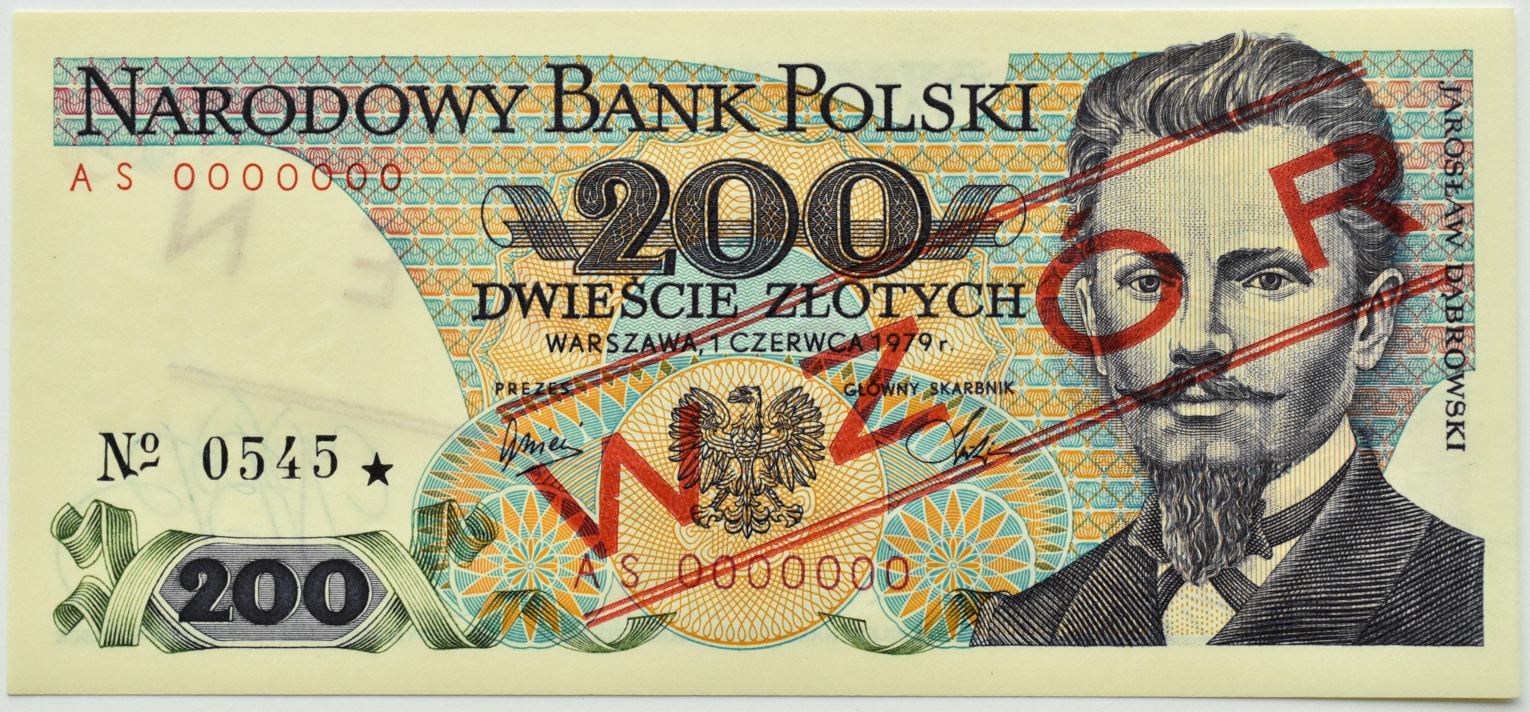 People's Republic of Poland, J. Dabrowski, 200 gold 1979, AS series ...
