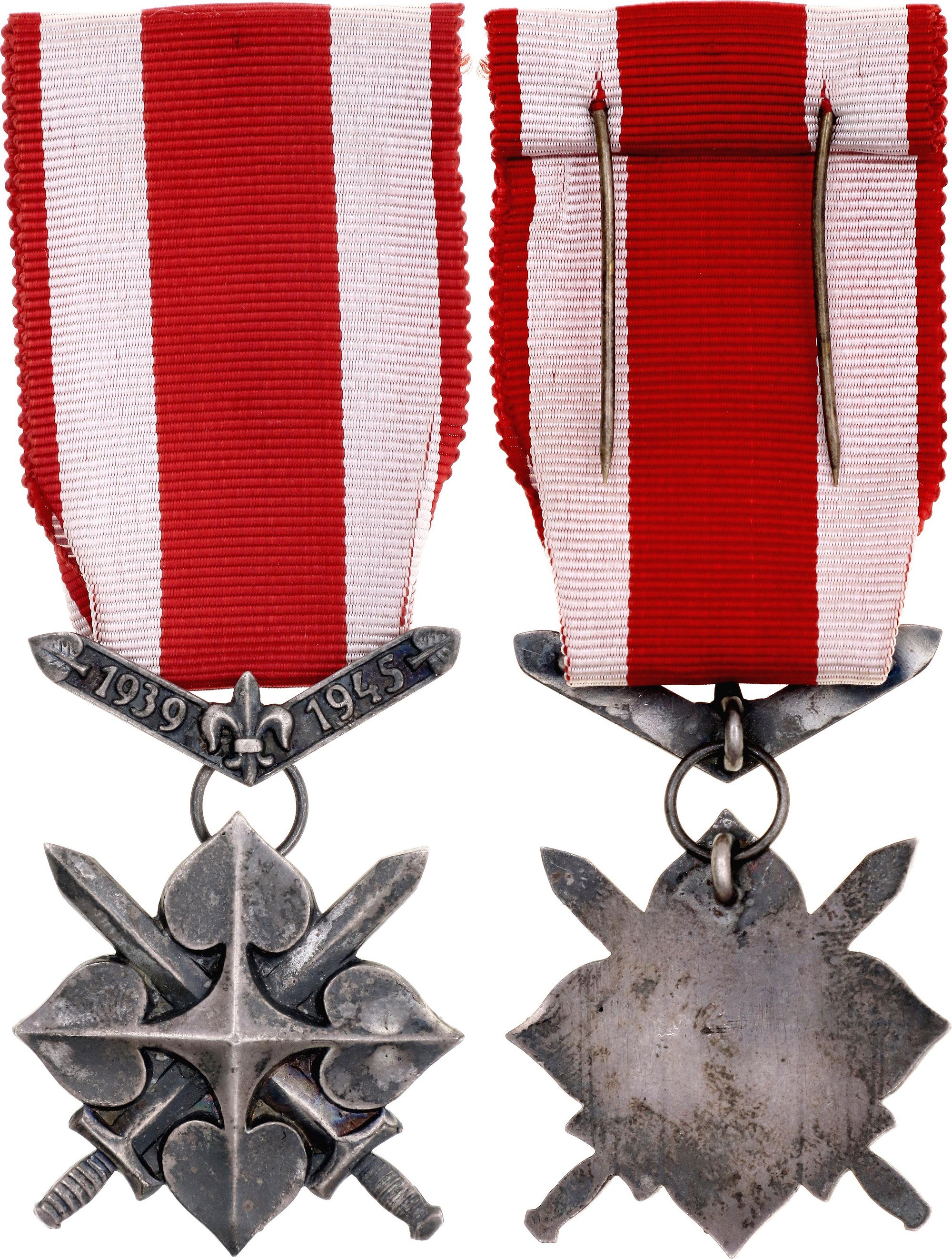 Czechoslovakia WWII Scouts Silver Cross for Homeland II Class 1939 ...