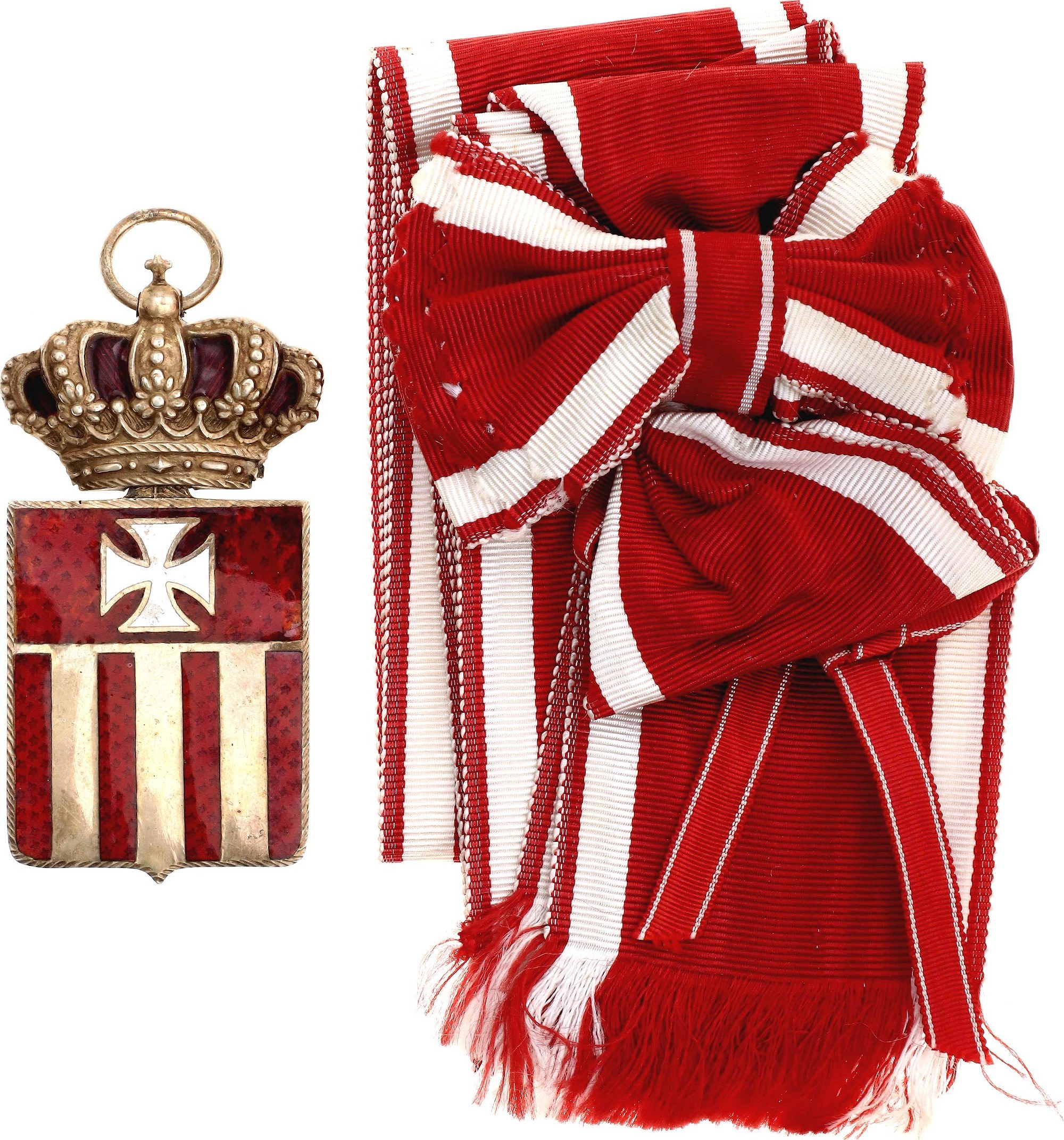 Spain Order of the Blessed Virgin Mary of Mercy Sach with Badge 20 -th ...