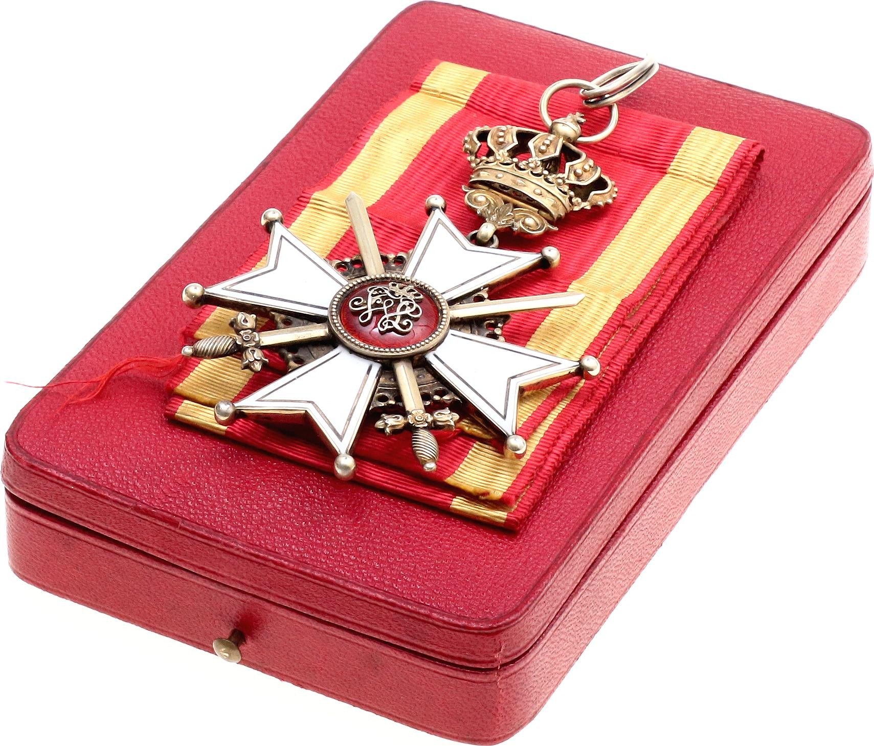 Niemiecki Order Badenii Bertholda I Krzyż Komandorski z Mieczem 1887 ...