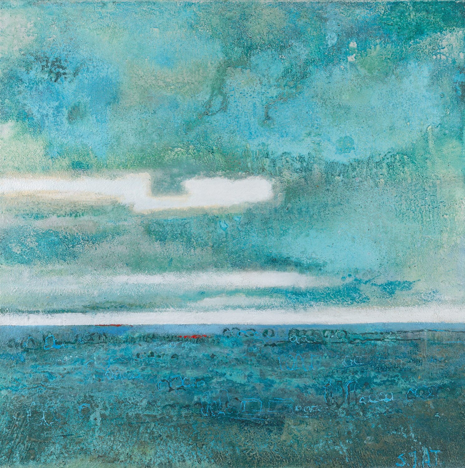 Stanisław Tomalak, "Fragment 706" z cyklu "Niebo i ziemia", 2023 - Aukcja internetowa ...