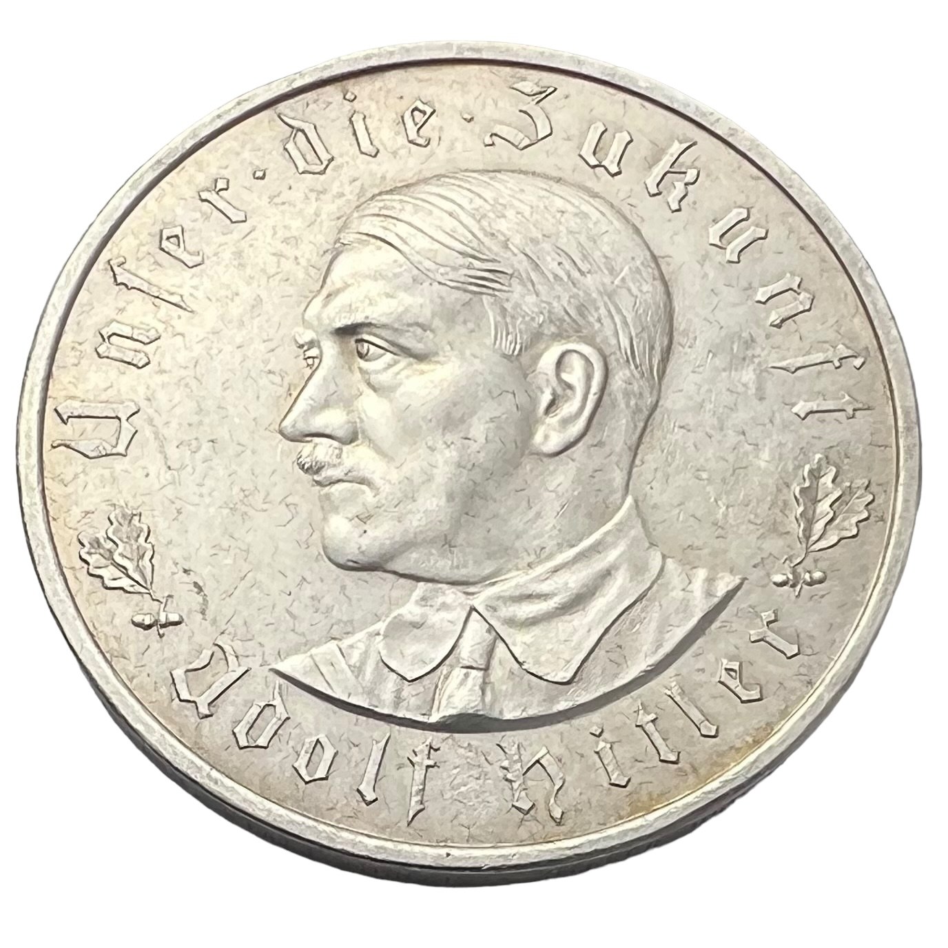 Medal Trzeciej Rzeszy 1933 Ag Adolf Hitler, Preussen Staat Münze Punch ...