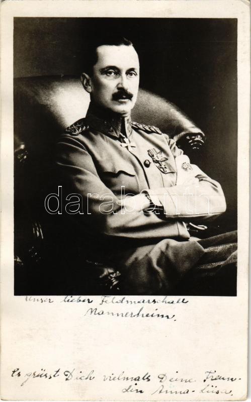 1942 Carl Gustaf Emil von Mannerheim finn marsall a második ...