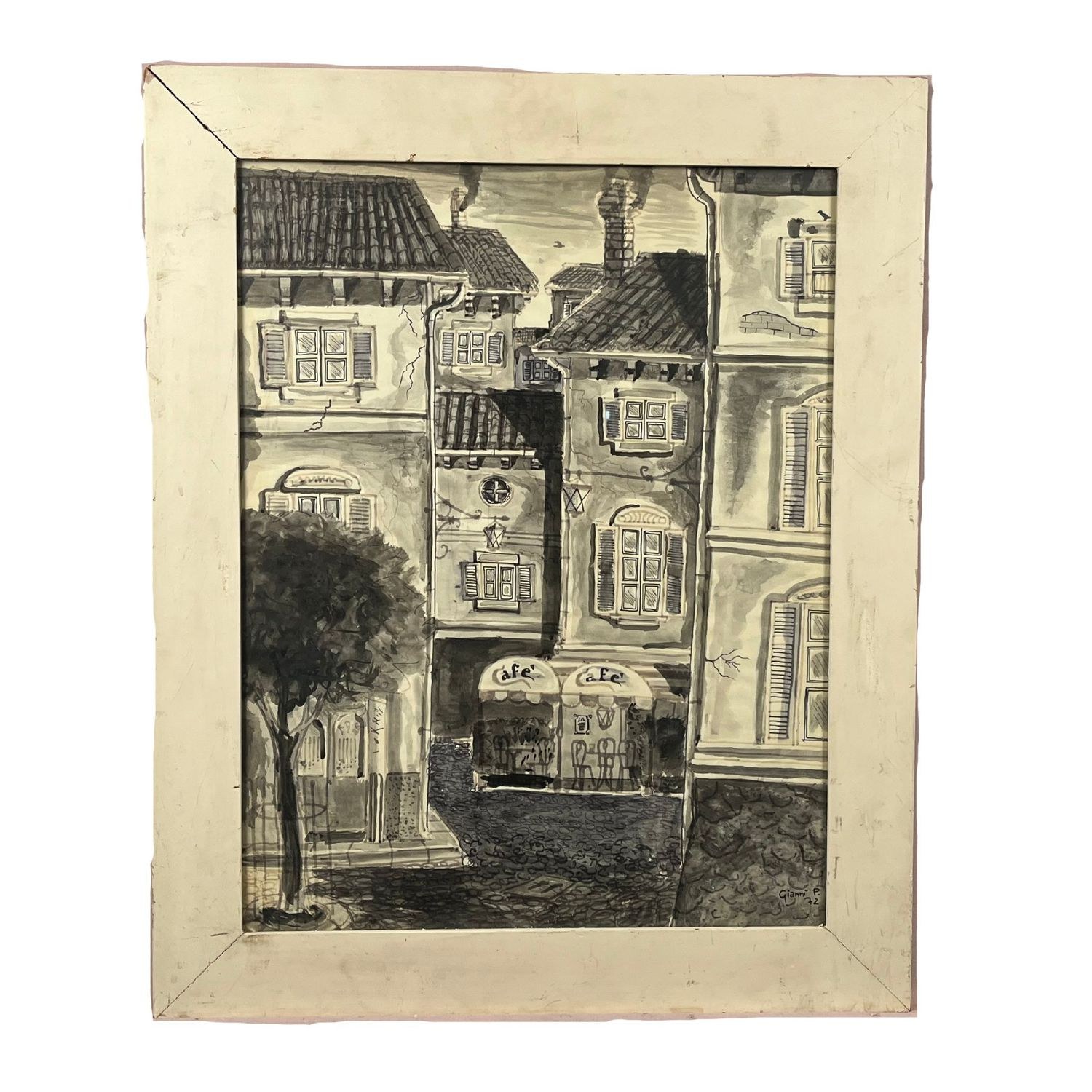 P.GIANNI, francuskie budynki (?). - Aukcja internetowa / Licytacja ...