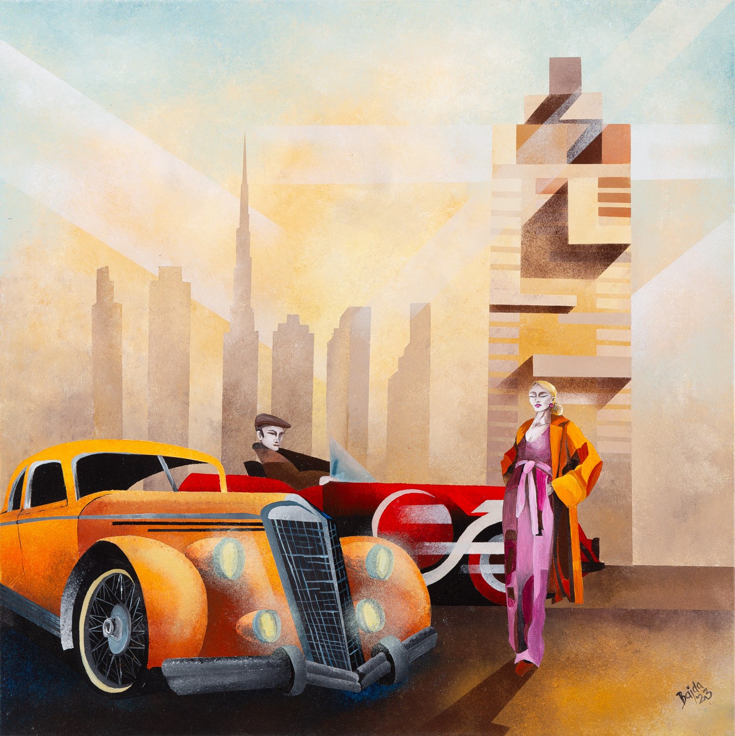 Izabela Bajda (ur. 1980), "We mgle", 2023 - Aukcja internetowa / Licytacja online - Cena - OneBid