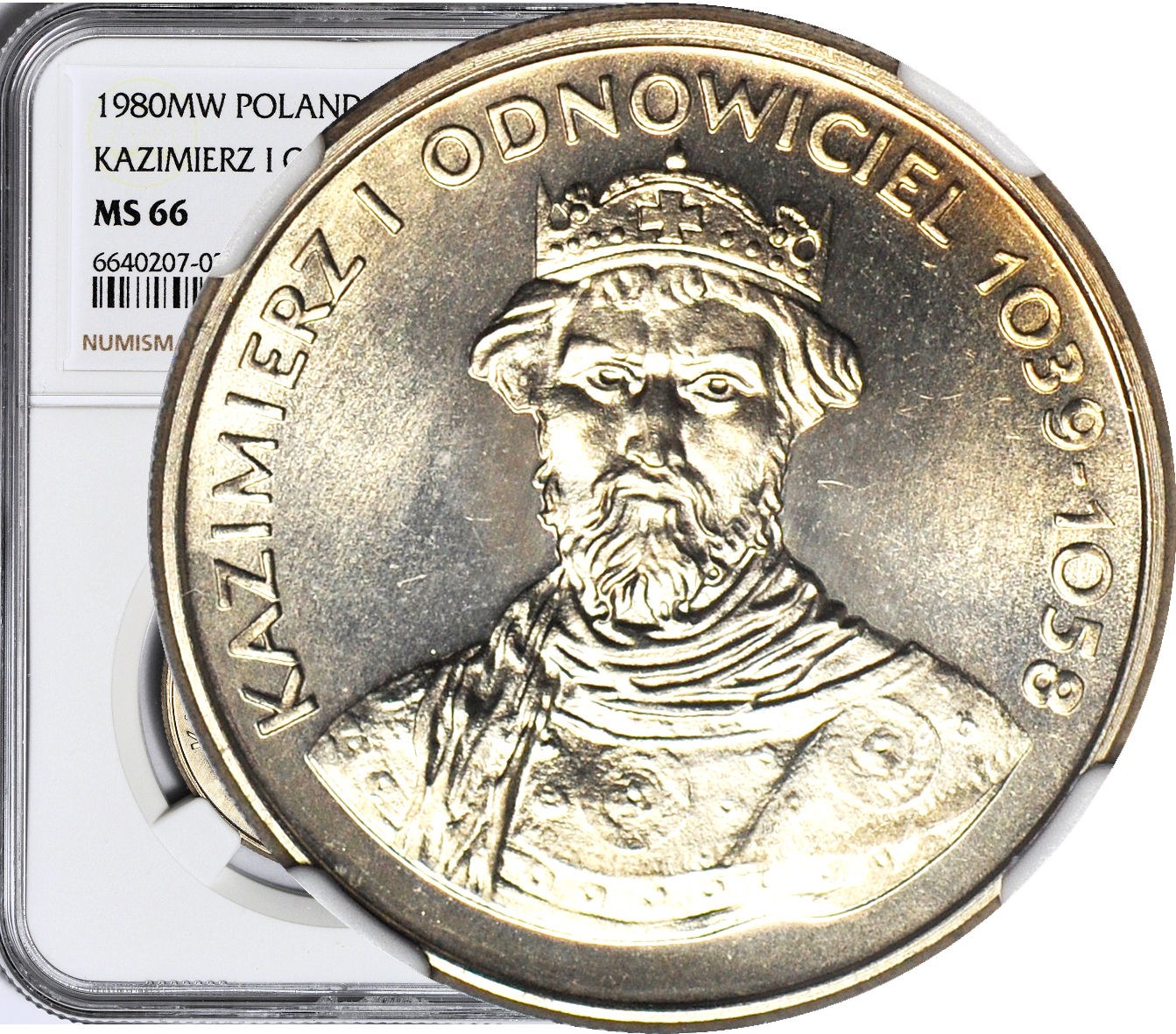 50 złotych 1980, Kazimierz Odnowiciel, mennicze - Aukcja internetowa / Licytacja online - Cena ...