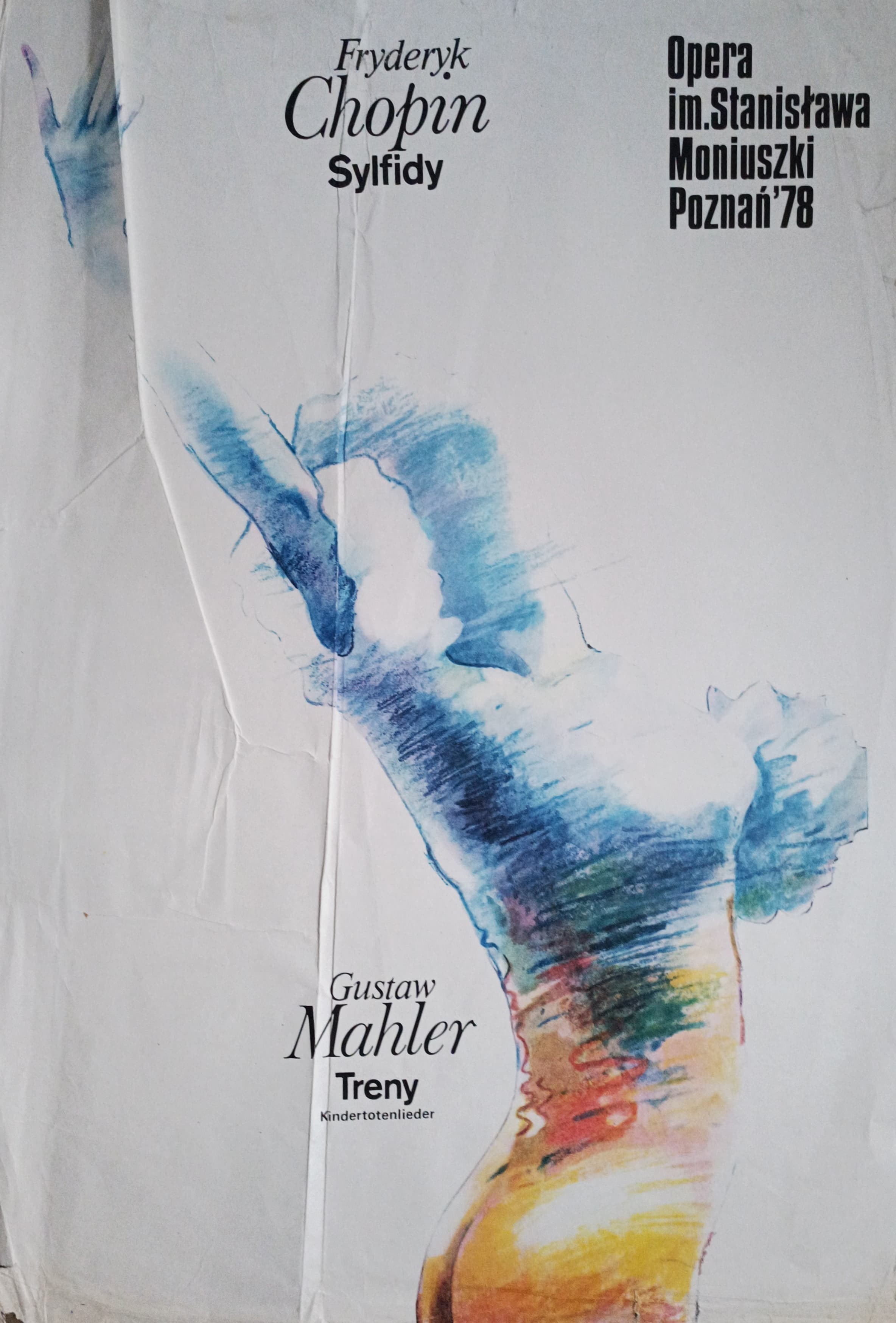 Plakat: Fryderyk Chopin, Gustav Mahler, Opera im. Stanisława Moniuszki ...