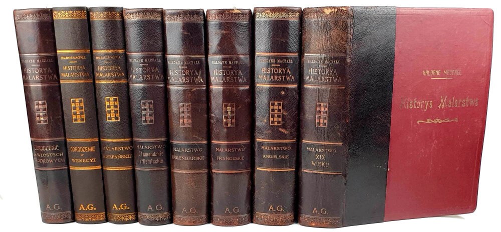 MACFALL - HISTORYA MALARSTWA T.1-8 [komplet ] OPRAWA WYDAWNICZA 300 ...