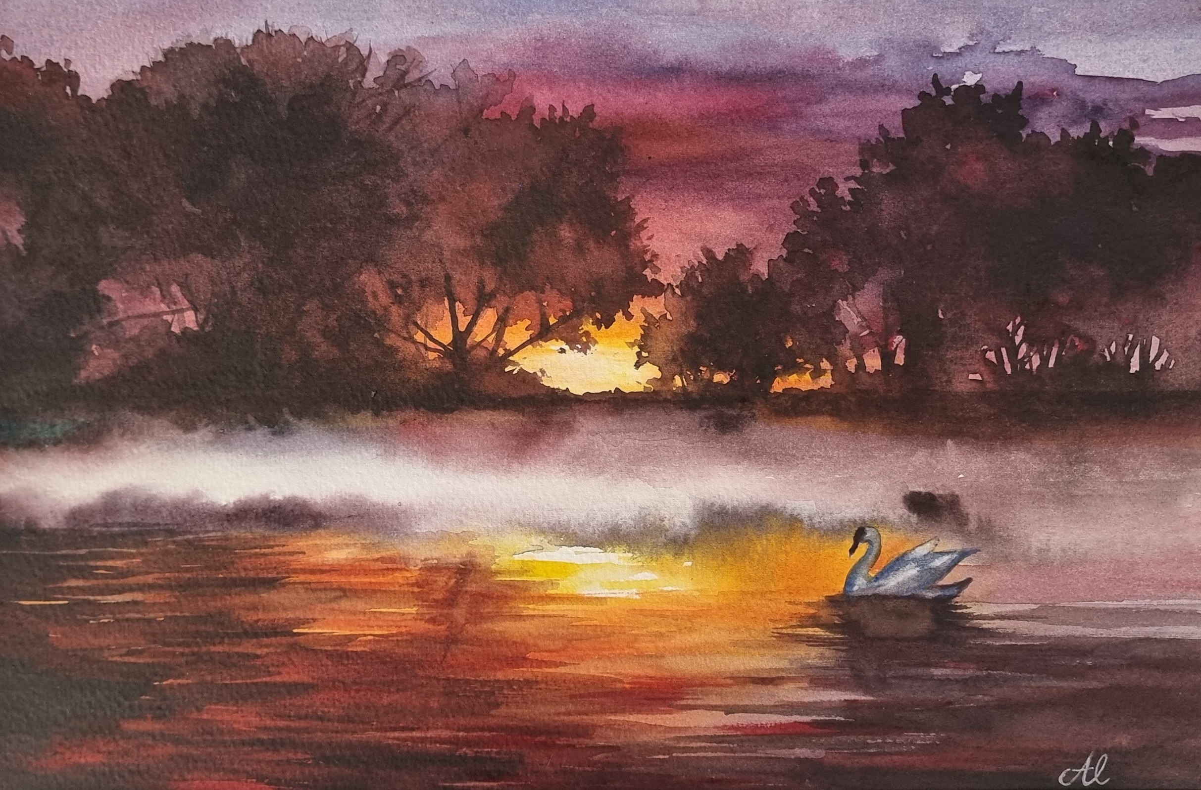 Anna Lenart, Wrzosowy Poranek, 2024 - Aukcja internetowa / Licytacja ...