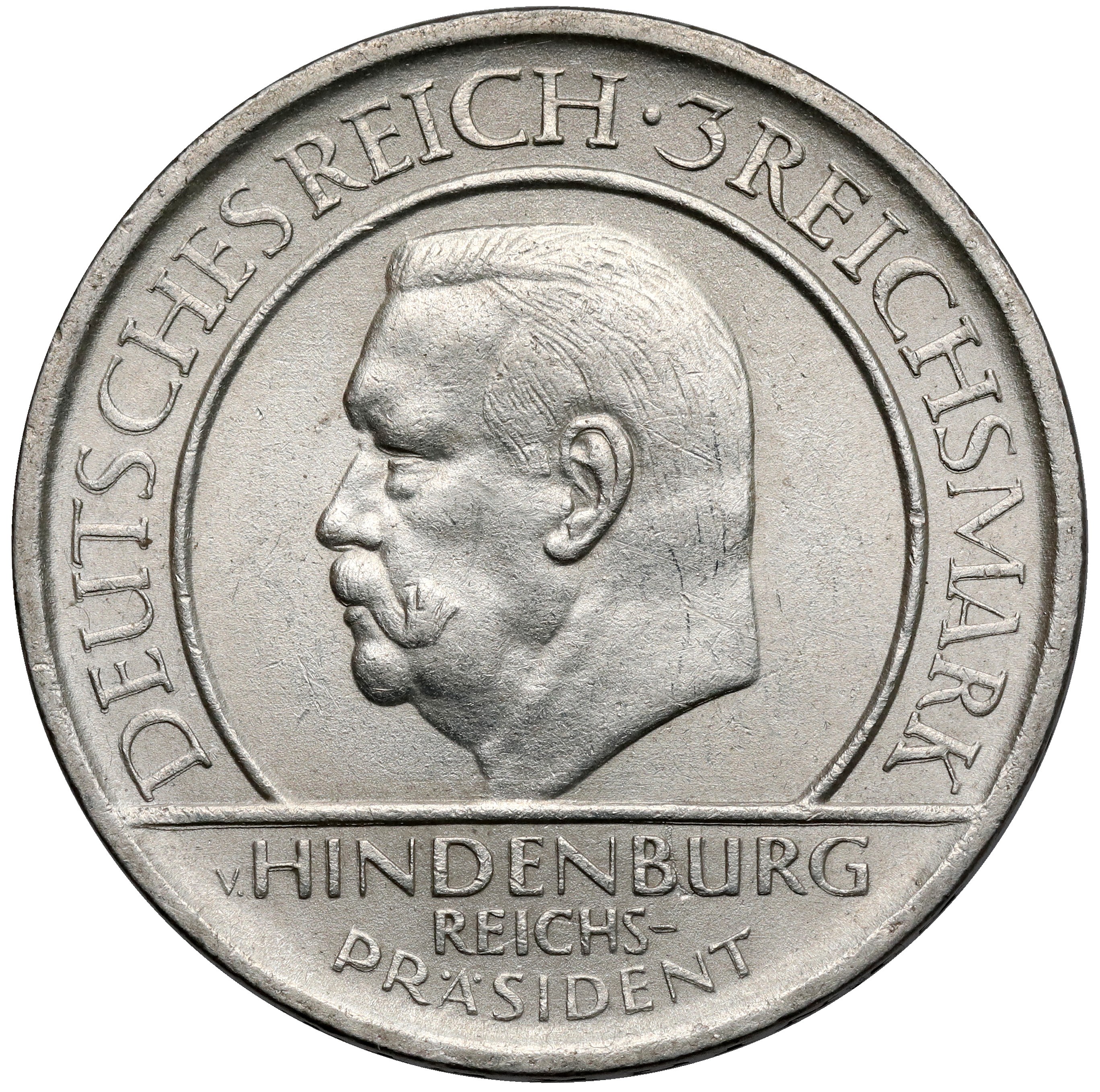 Weimar, 3 marki 1929-A - Treu Der Verfassung - Aukcja internetowa ...