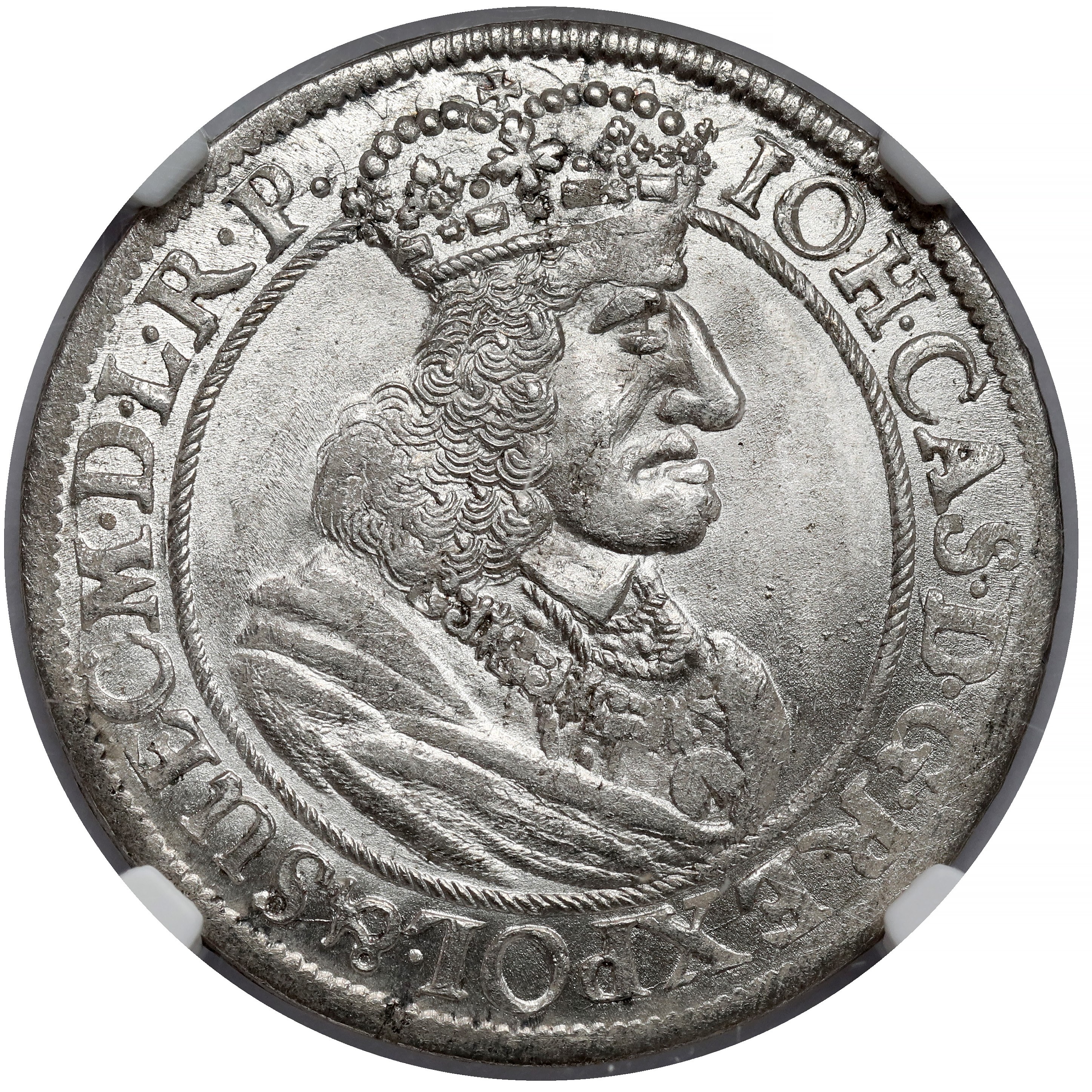 John II Casimir, Ort Gdansk 1658 DL - a print from 1657 - Online ...