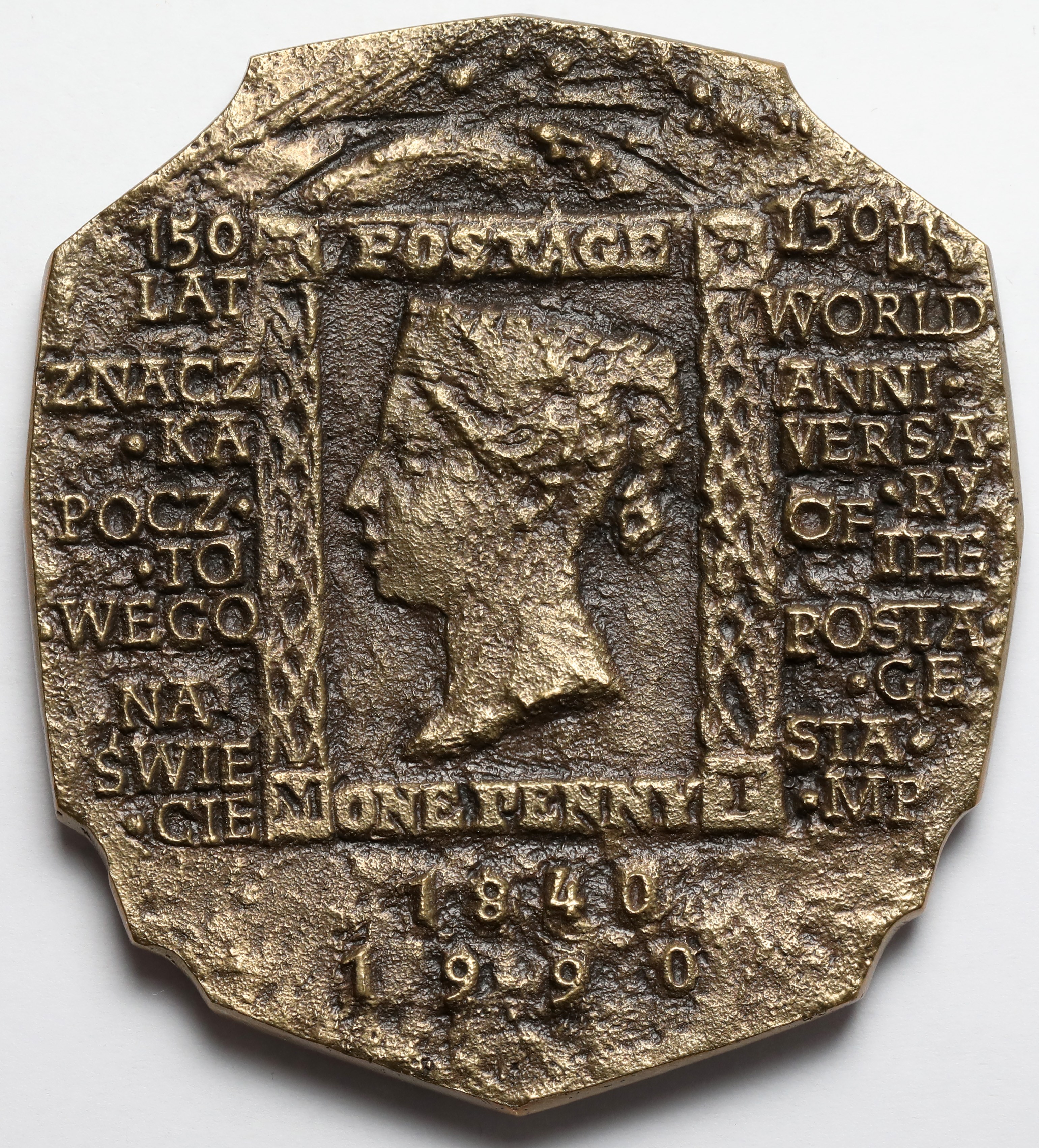 Stasiński, Medal 130 lat polskiego znaczka pocztowego - Aukcja ...