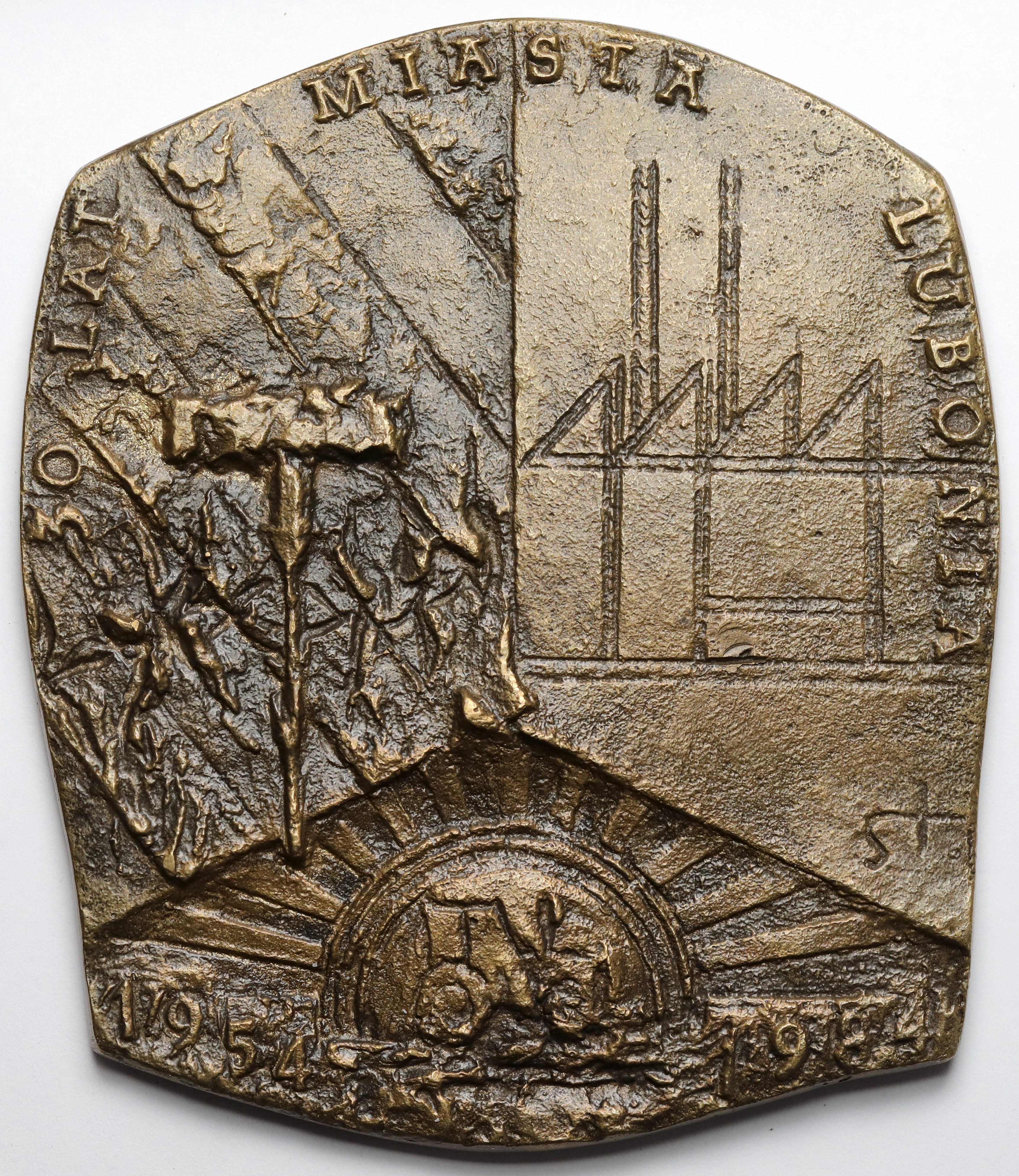 Stasiński, Medal 30 lat miasta Lubonia 1984 - Aukcja internetowa ...