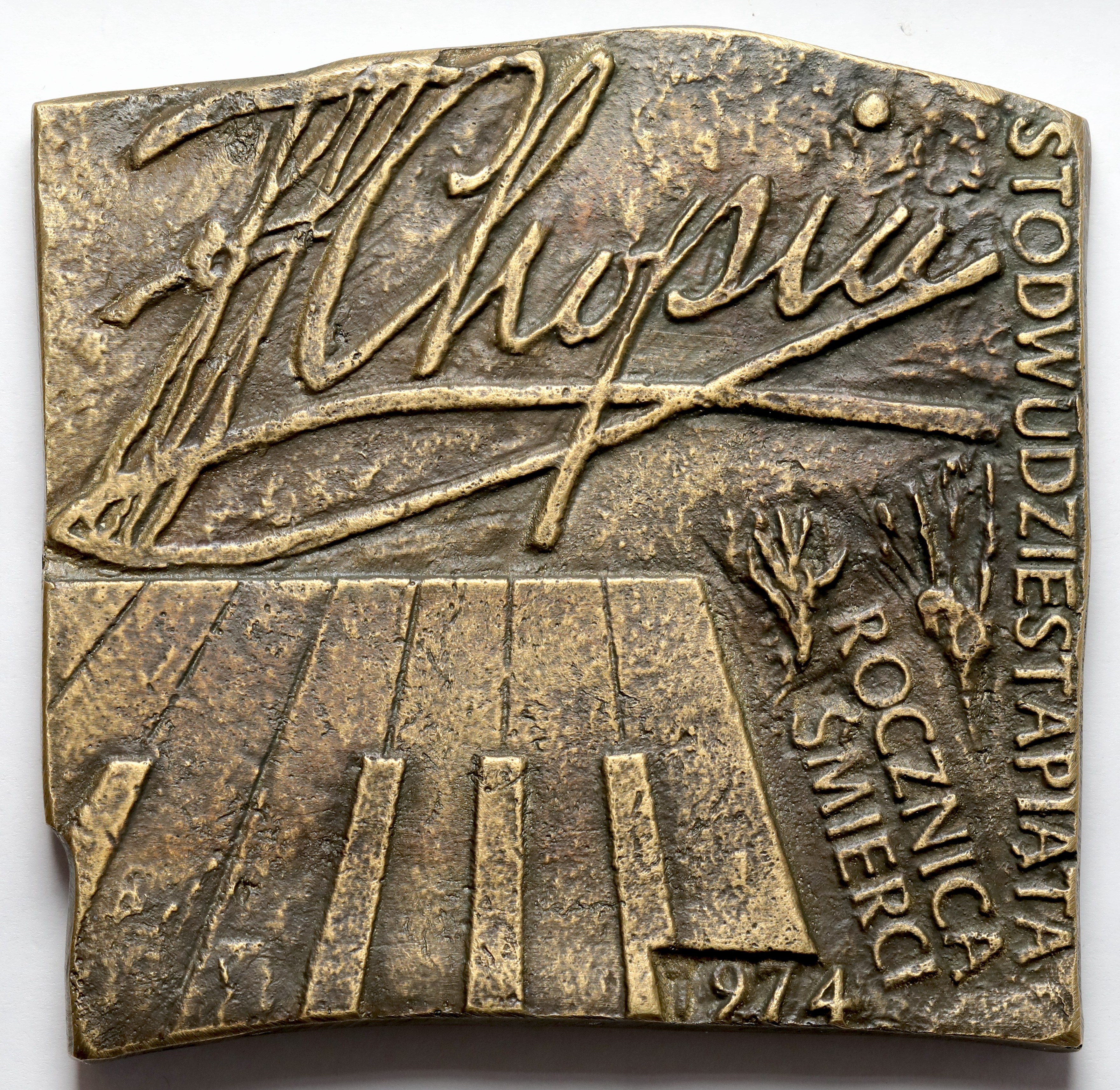 Stasiński, Medal 125 Rocznica Śmierci Chopina 1974 - Aukcja internetowa ...