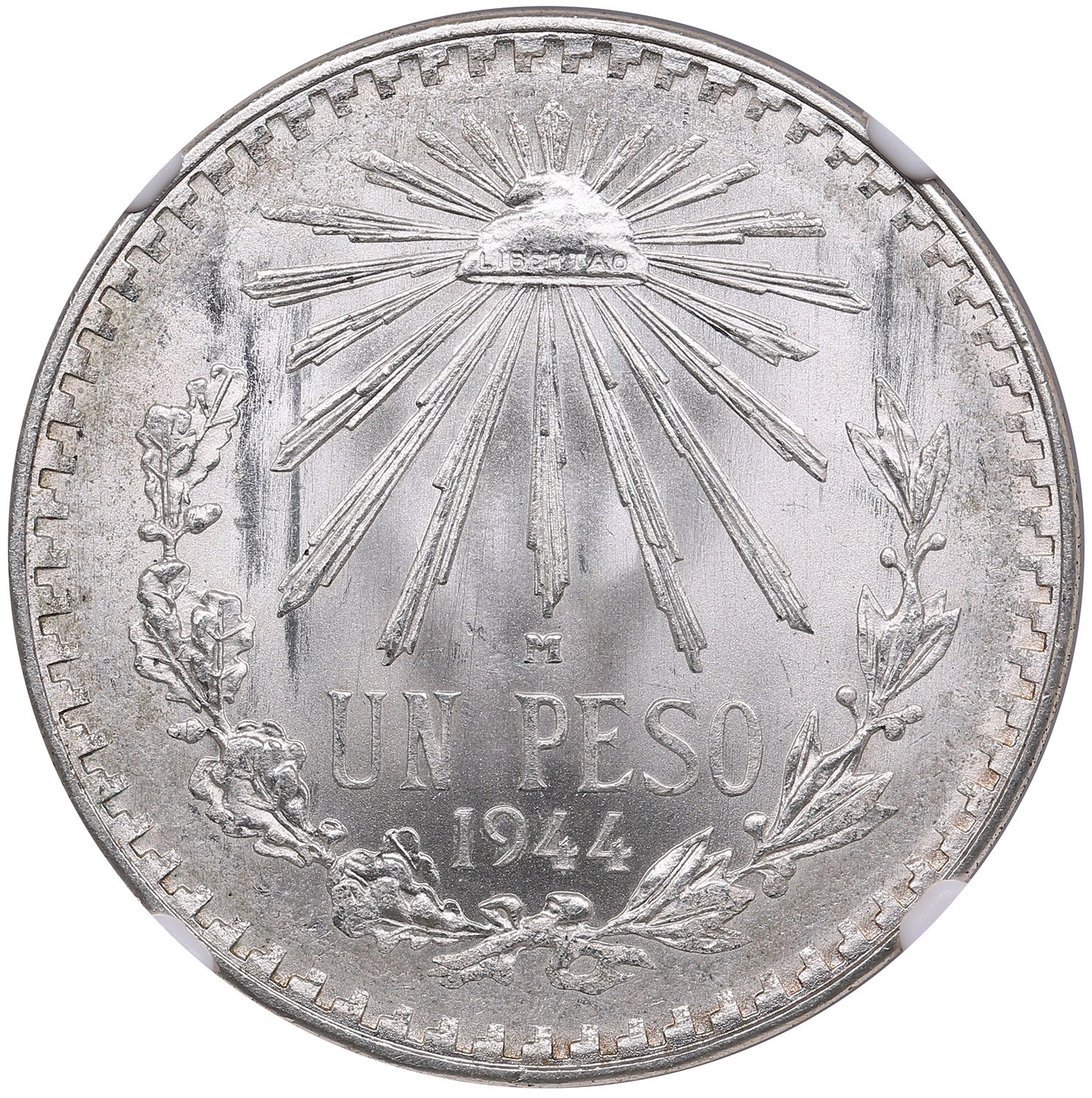 Peso meksykańskie 1944 M - NGC MS 66 - Aukcja internetowa / Licytacja ...