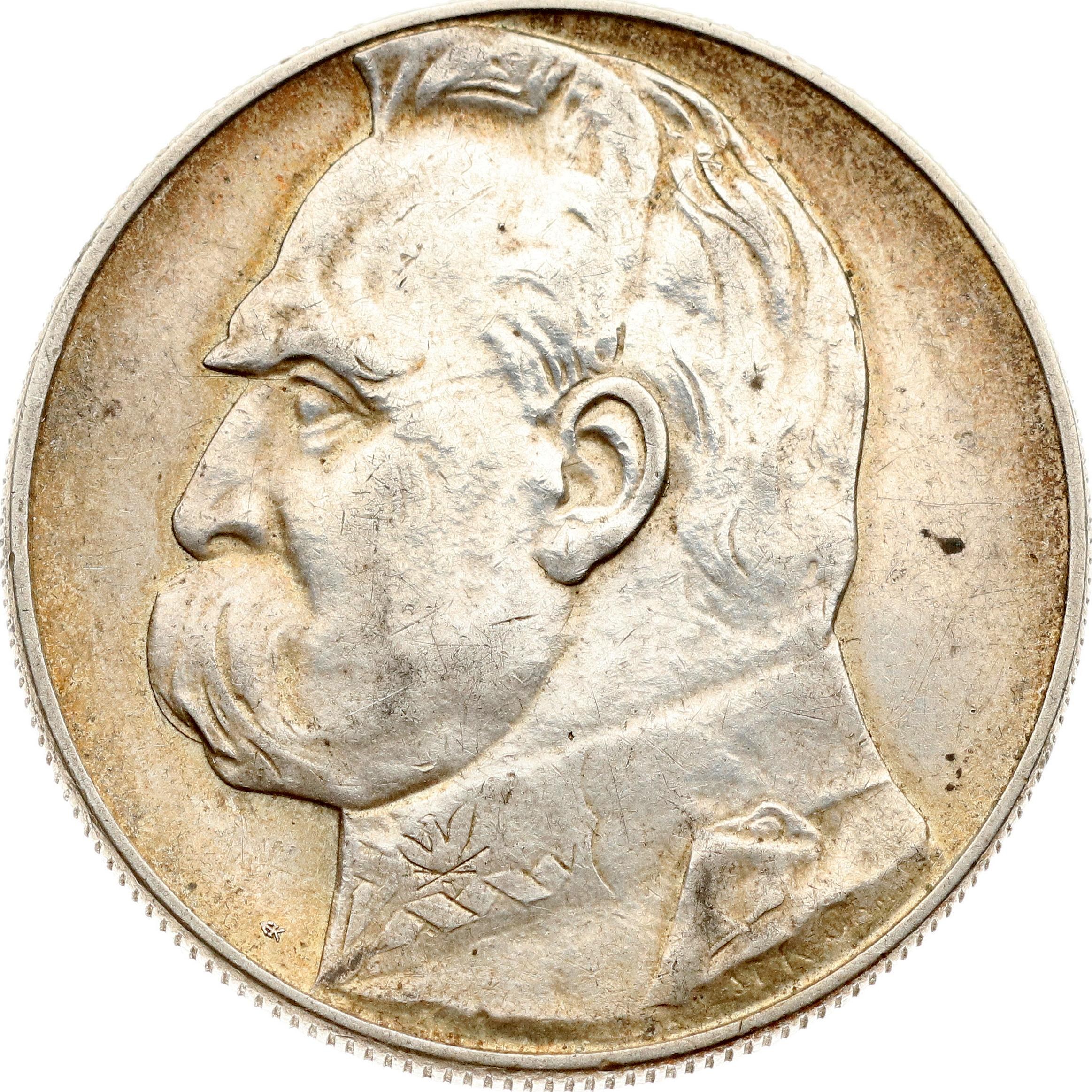 Poland 10 Zlotych 1936 Pilsudski - Aukcja internetowa / Licytacja online - Cena - OneBid