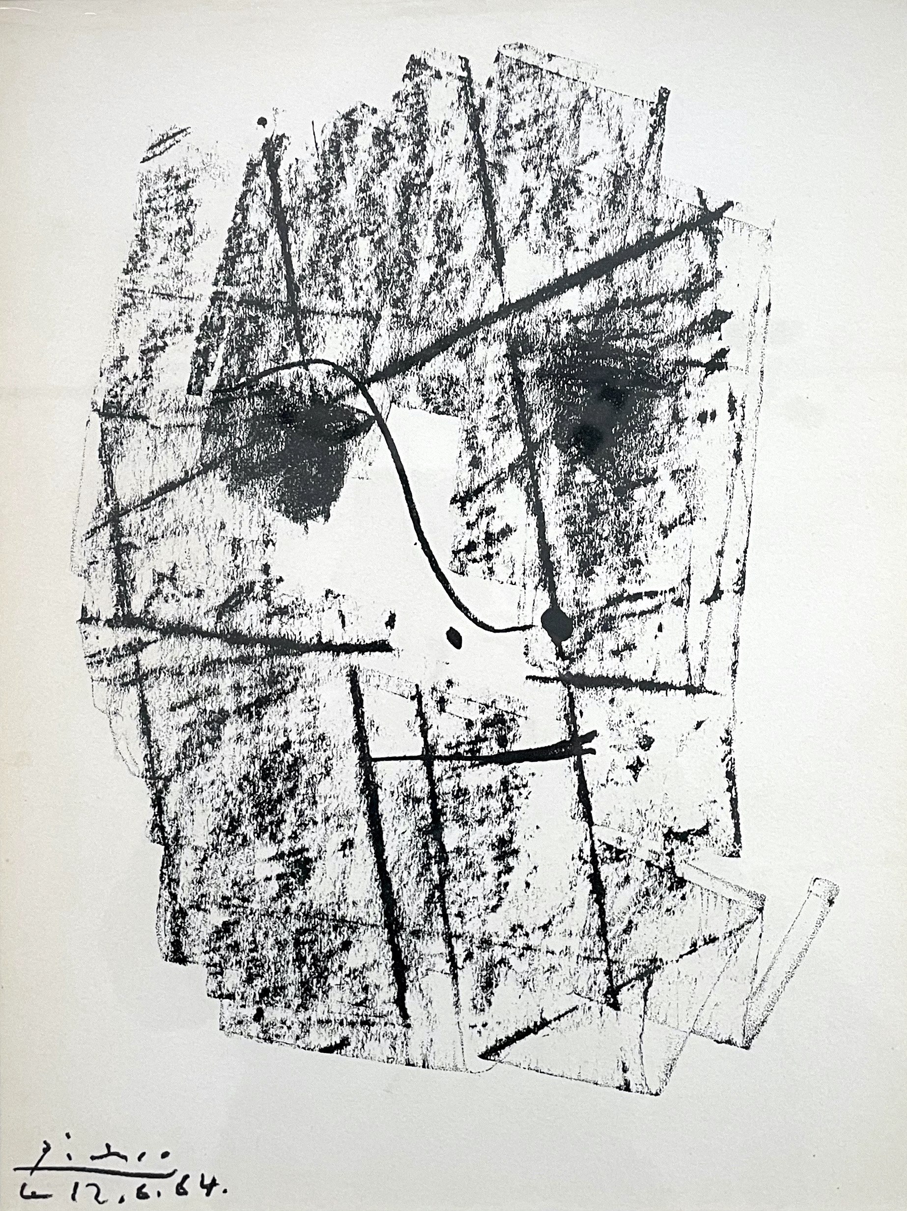 Pablo Picasso (1881-1973), Twarz (Le Visage - Hommage a Henry-Daniel ...